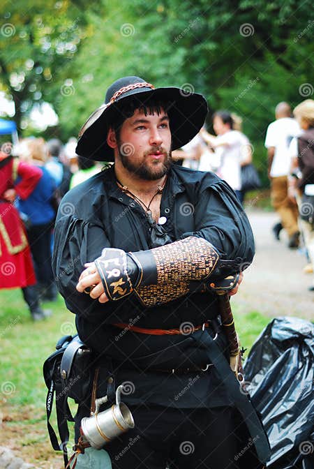 Medieval man portrait editorial stock photo. Image of sheriff - 11218943