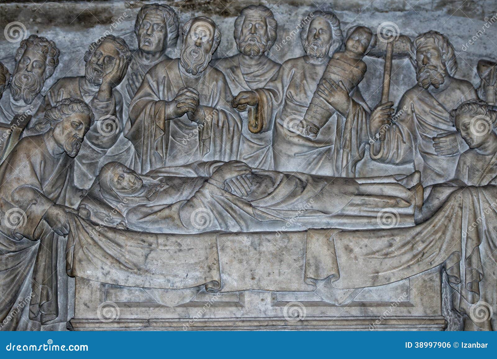 Medieval marble bas relief stock photo. Image of serbia - 38997906