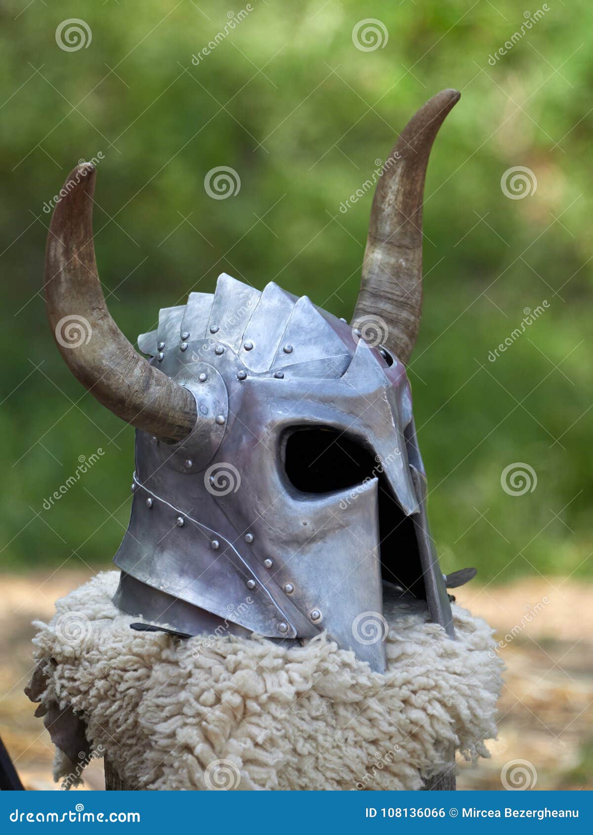 Medieval metal helmet stock photo. Image of metal, style - 108136066