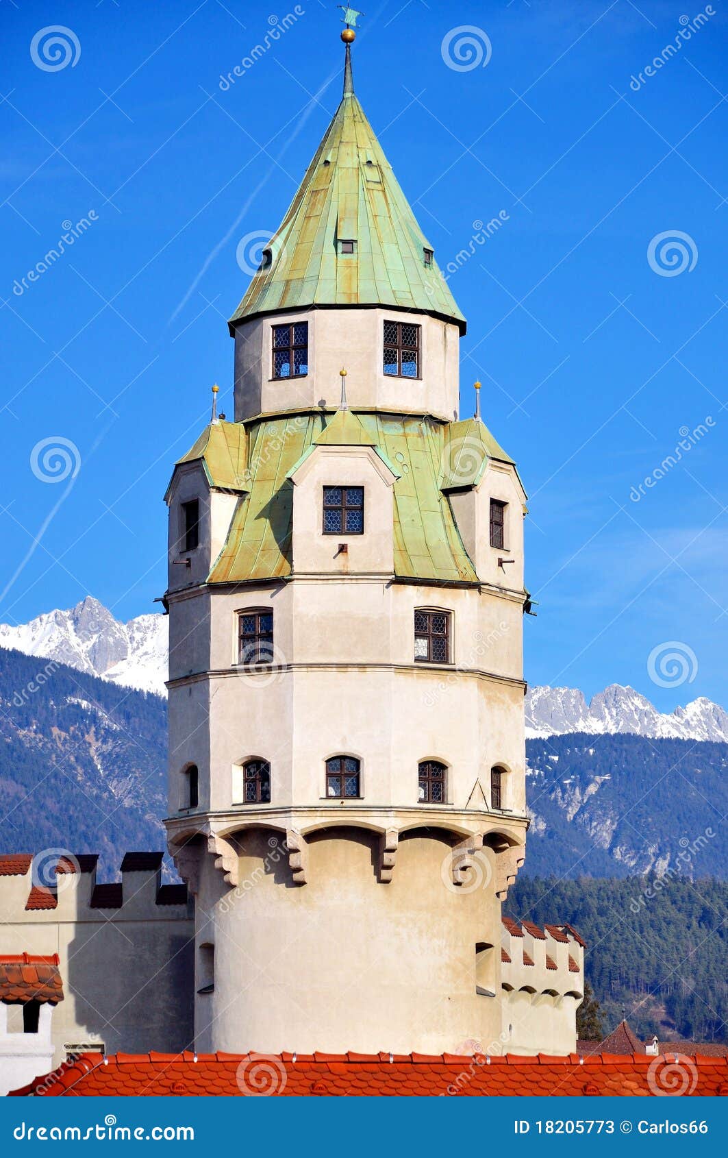 Medieval Mint Tower stock image. Image of mint, press - 18205773