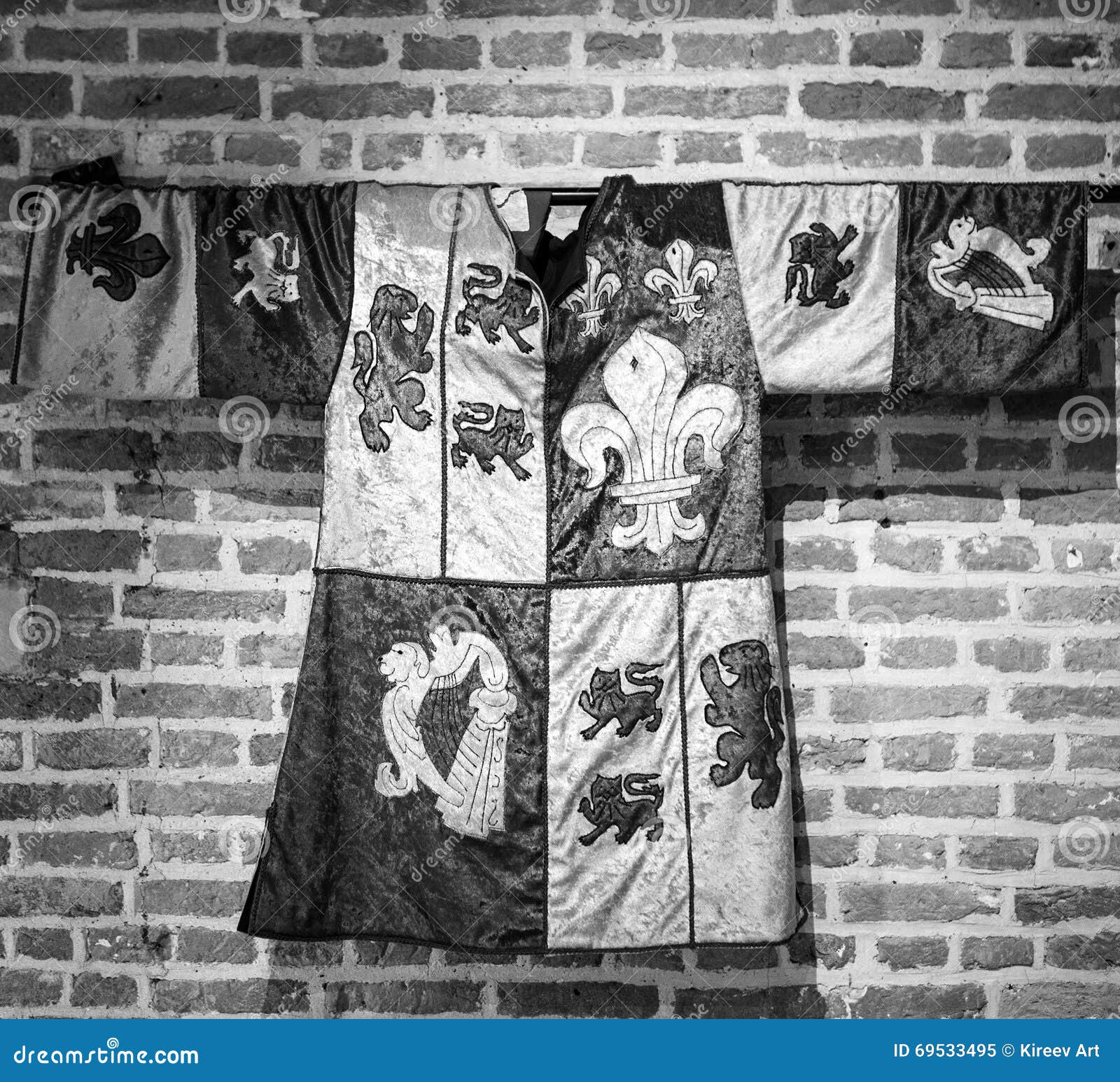 Medieval Monarch Clothes Close-up Photo. Stock Image - Image of history ...