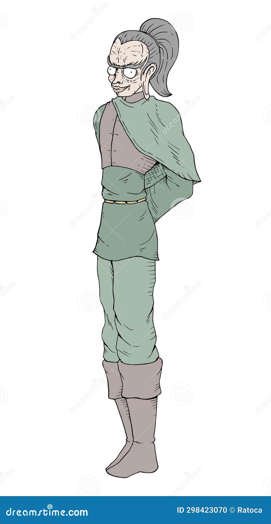 Medieval noble man stock vector. Illustration of legend - 298423070