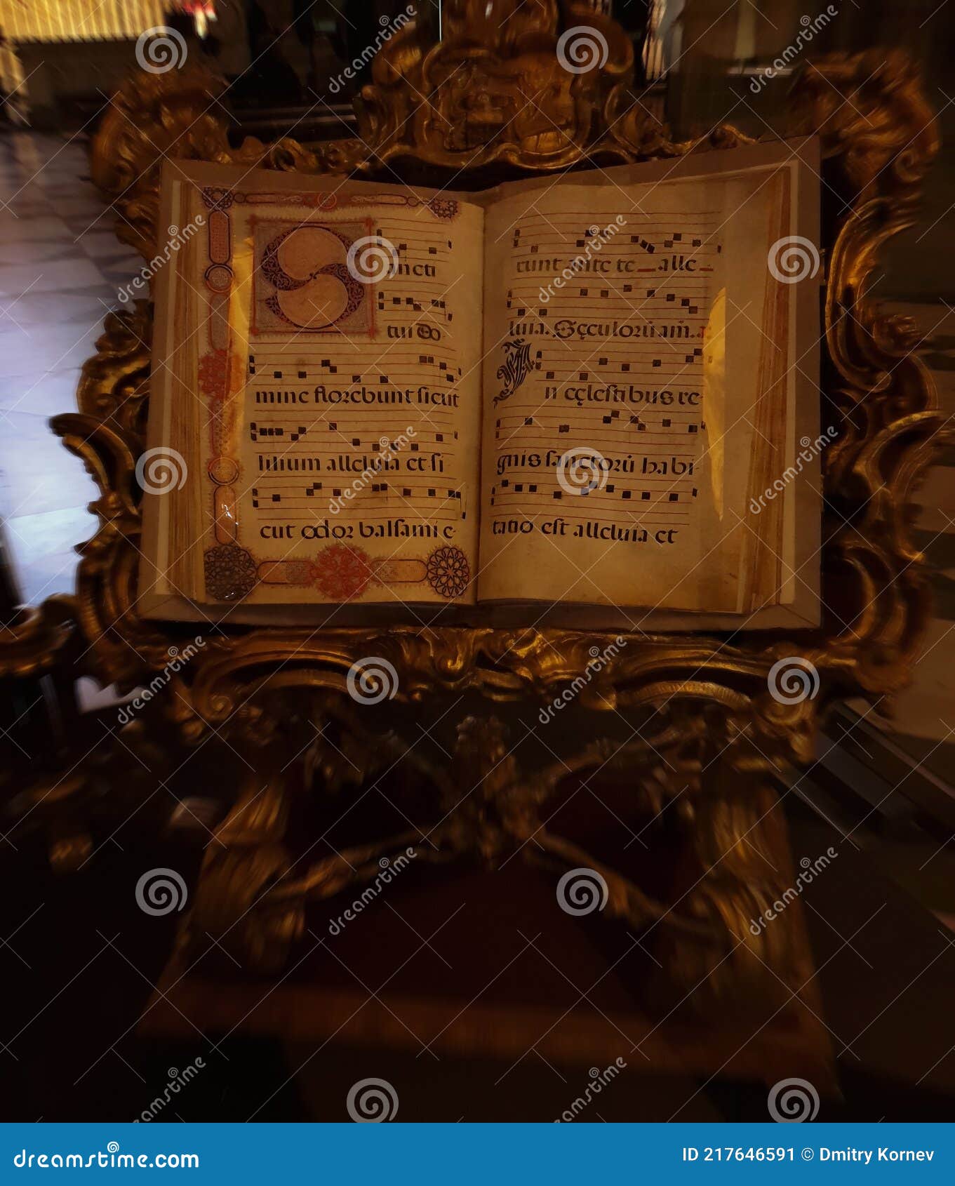 A Medieval Note Book For Psalm Chants Royalty-Free Stock Photography ...