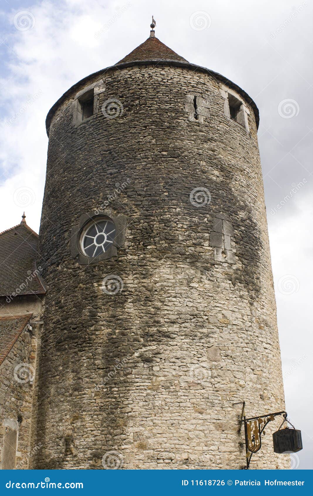 Medieval old tower stock photo. Image of france, bricks - 11618726