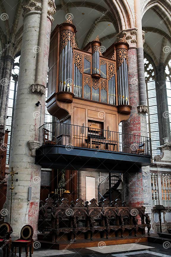 Medieval organ stock photo. Image of history, style, johann - 18355192