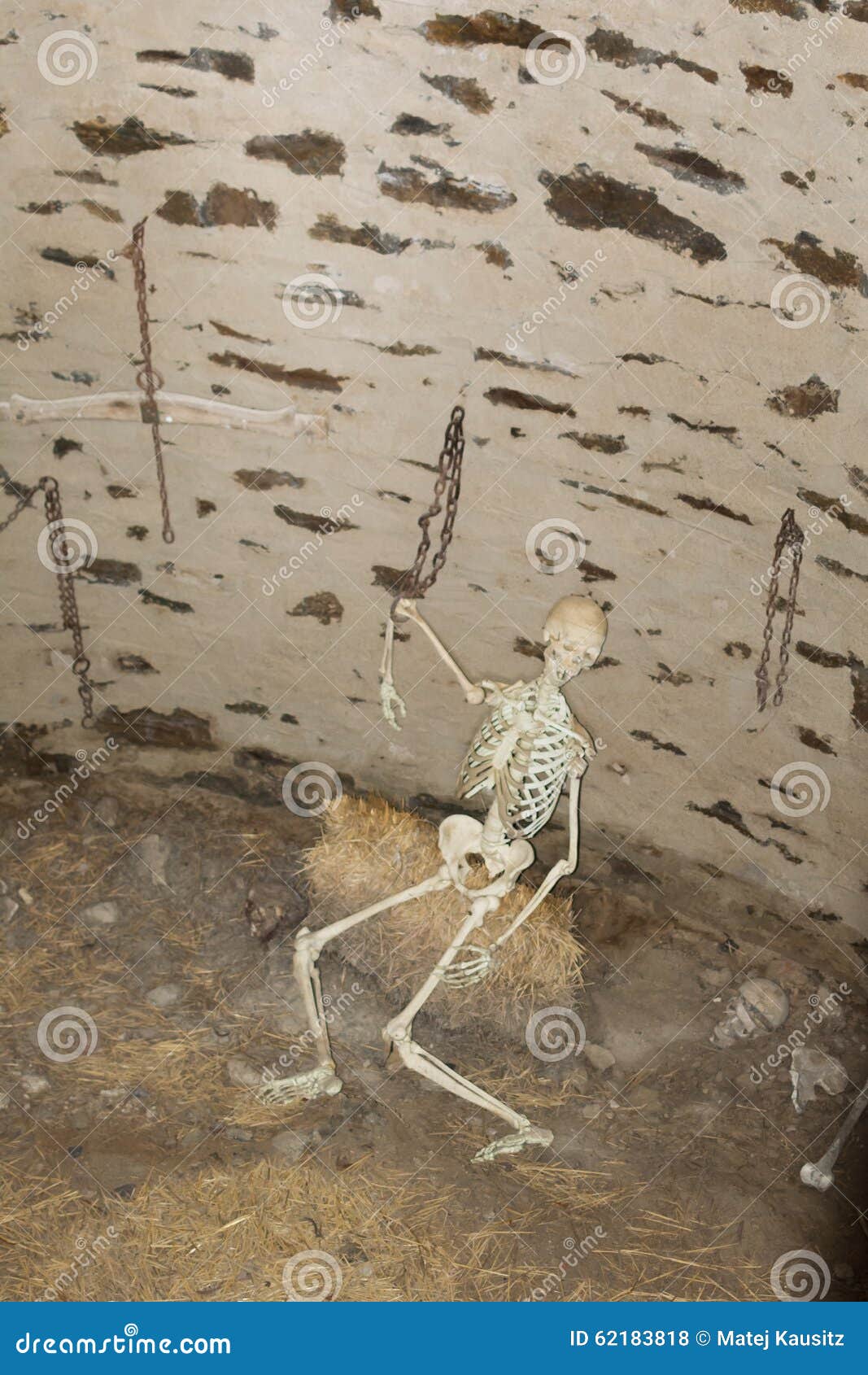 Medieval oubliette stock photo. Image of harmful, skeleton - 62183818