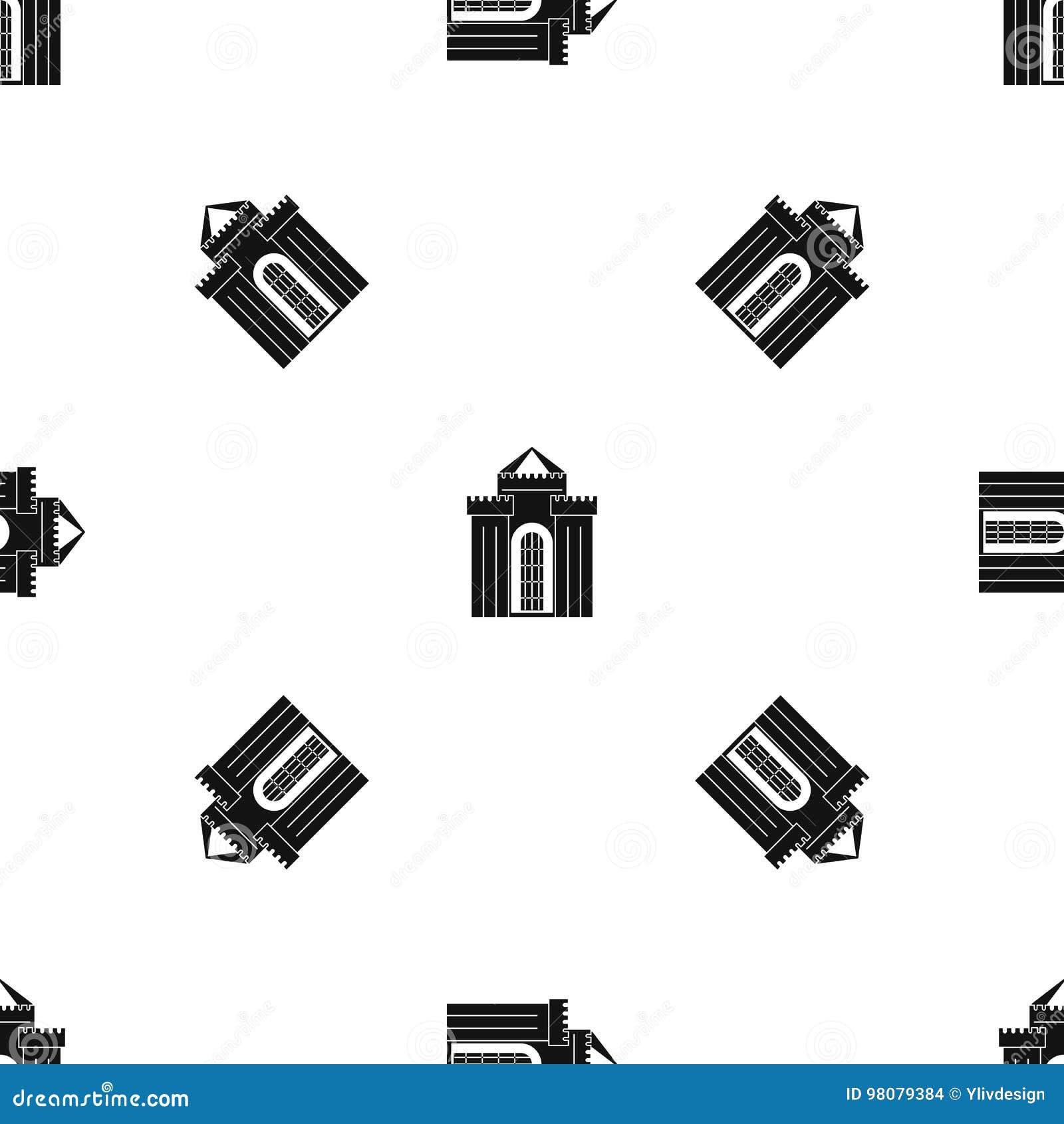 Palace Seamless Texture Stock Photography | CartoonDealer.com #16691504