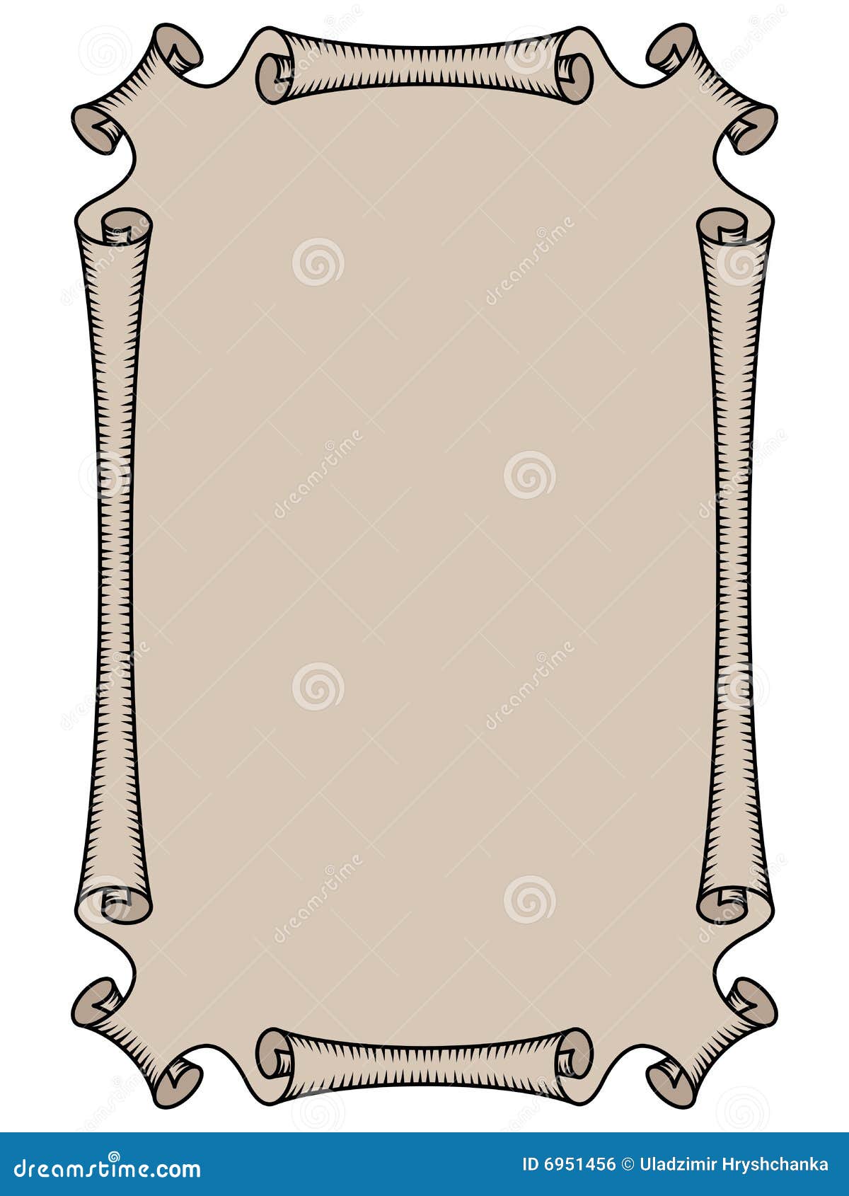 Medieval paper stock vector. Illustration of background - 6951456