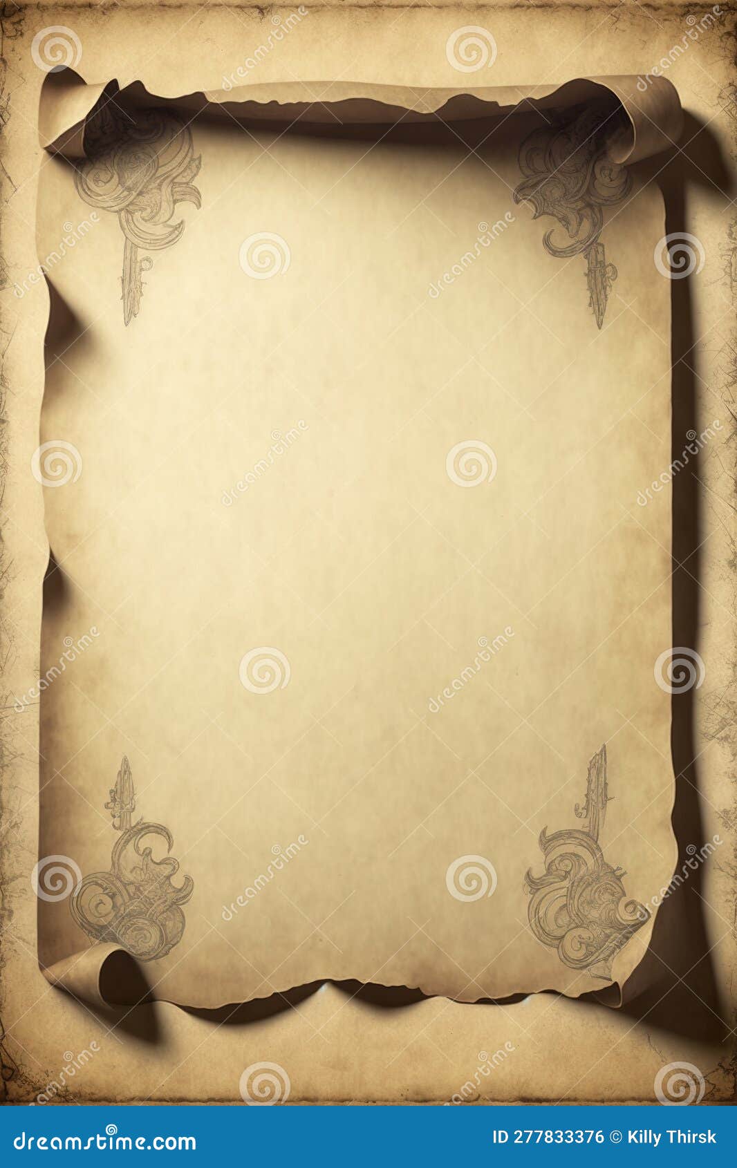 Medieval Paper Texture 002 - AI Generated Illustration Stock ...