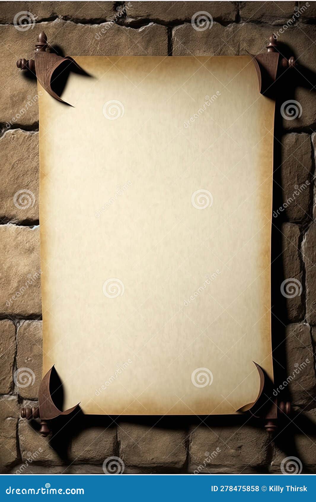 Medieval Paper Texture 005 - AI Generated Illustration Stock ...