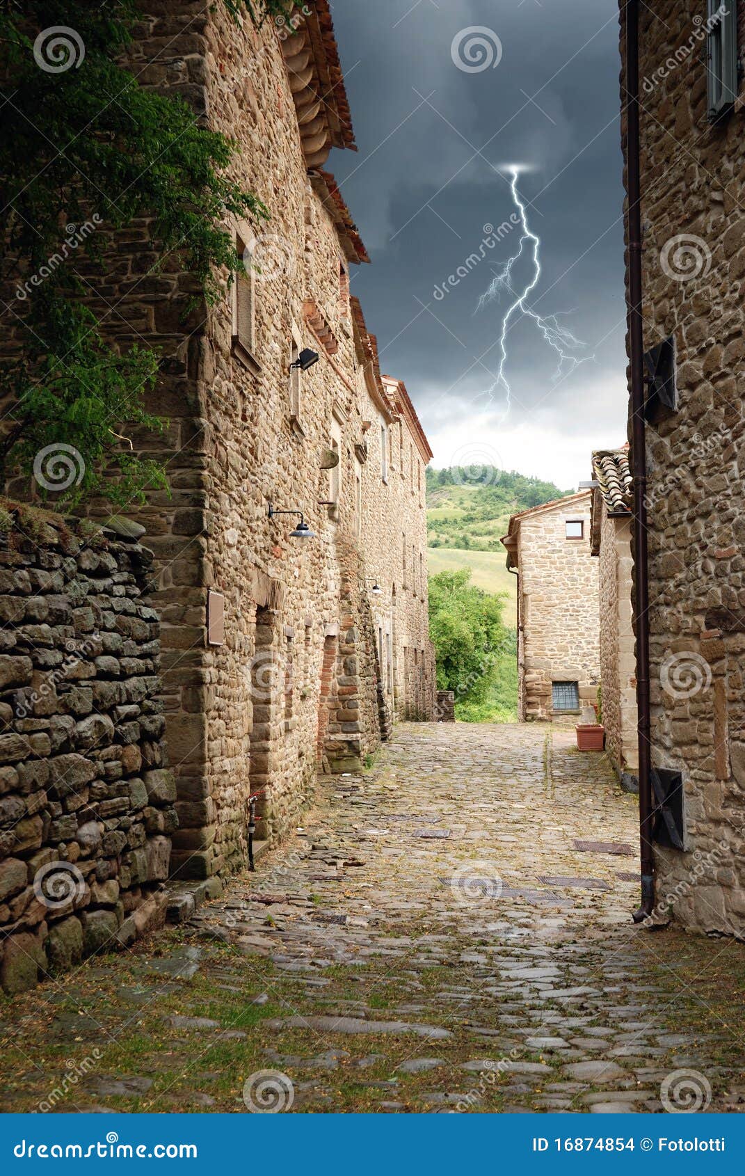 Medieval path stock photo. Image of muletrack, outdoor - 16874854