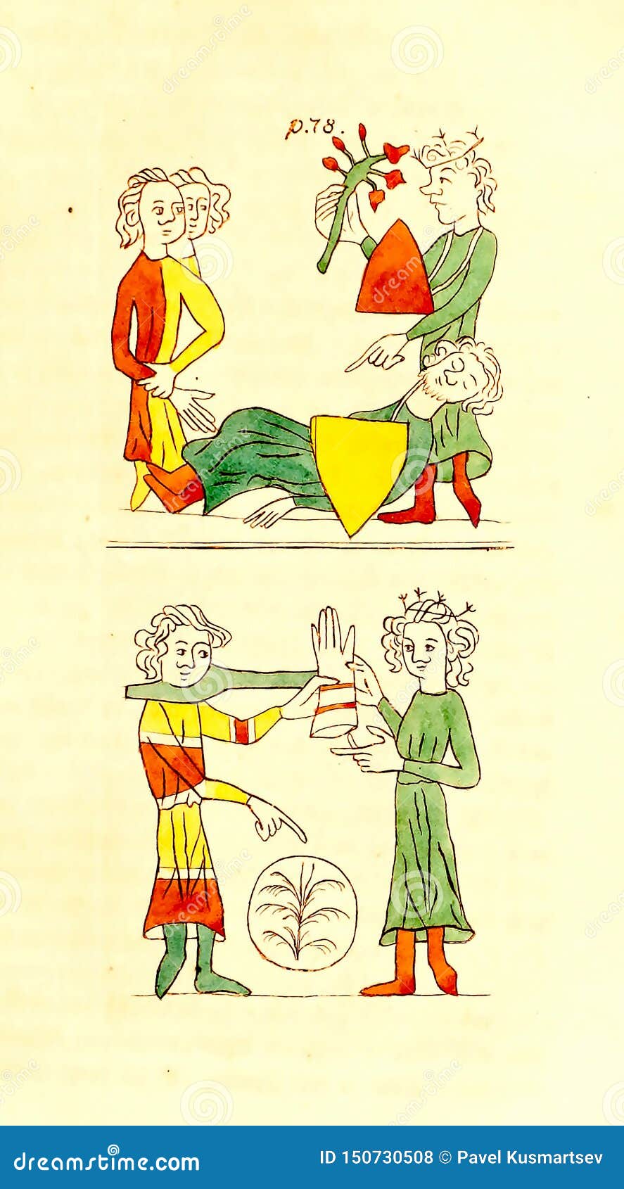 Medieval people. stock photo. Image of middle, collection - 150730508