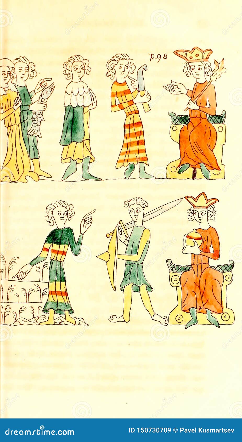 Medieval people. stock image. Image of fairy, history - 150730709