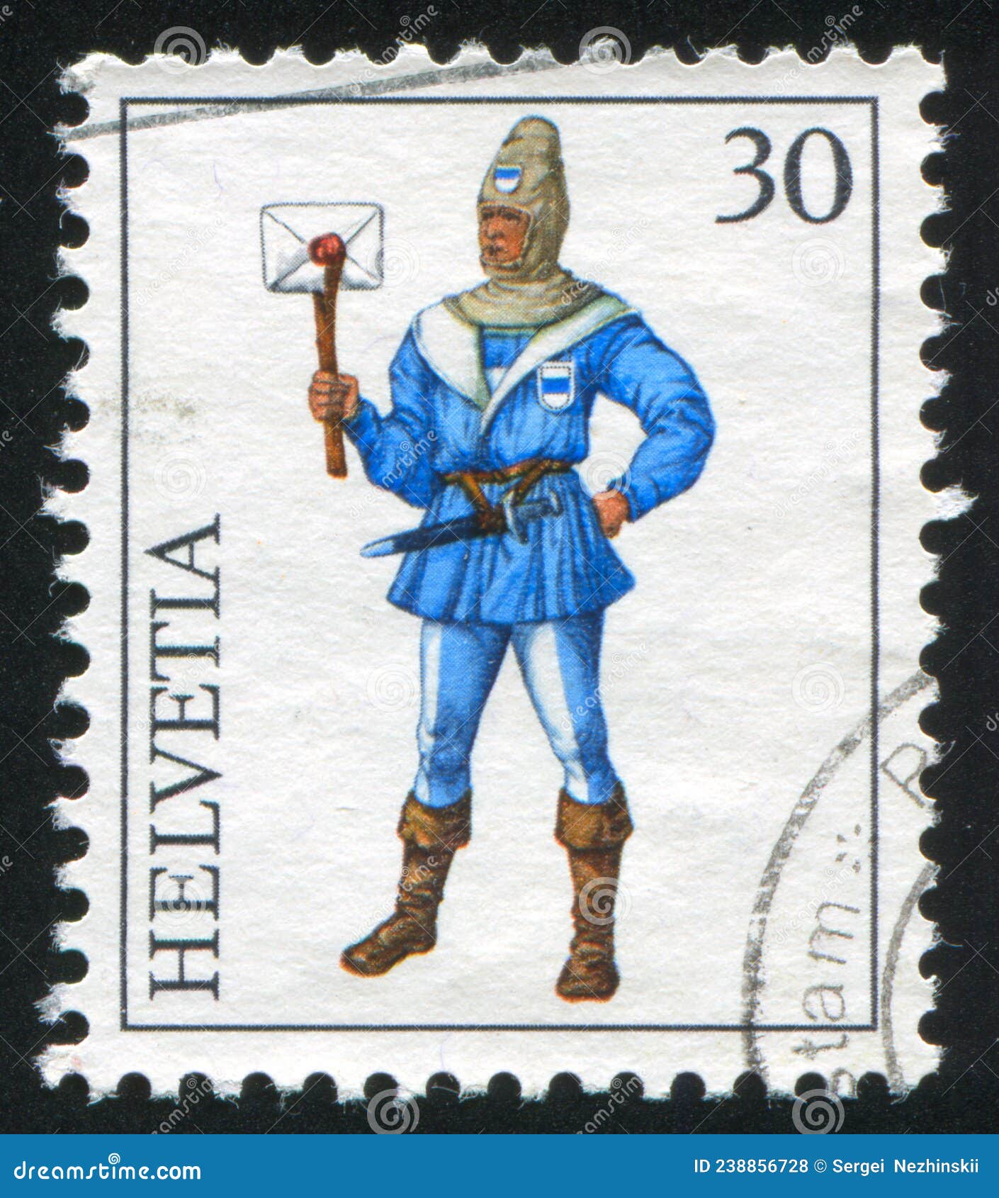 Medieval Postal Couriers editorial stock photo. Image of mailman ...