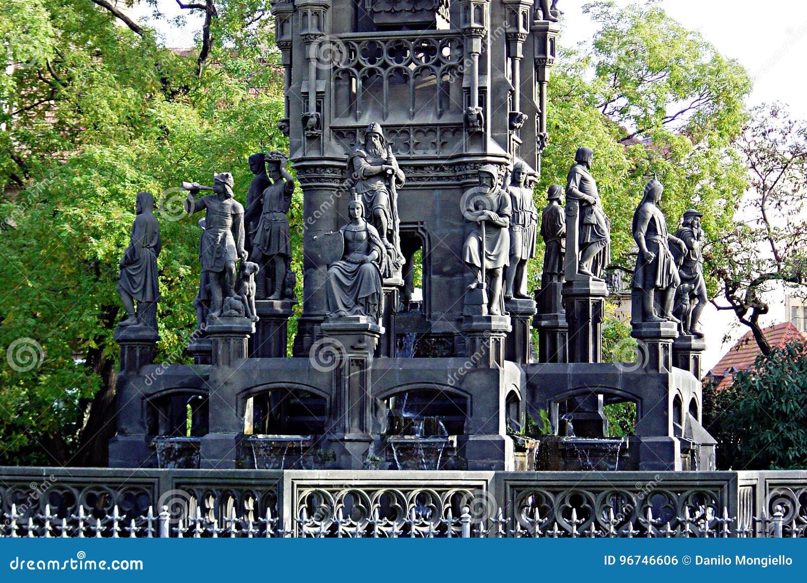 Medieval prague stock photo. Image of middle, medieval - 96746606