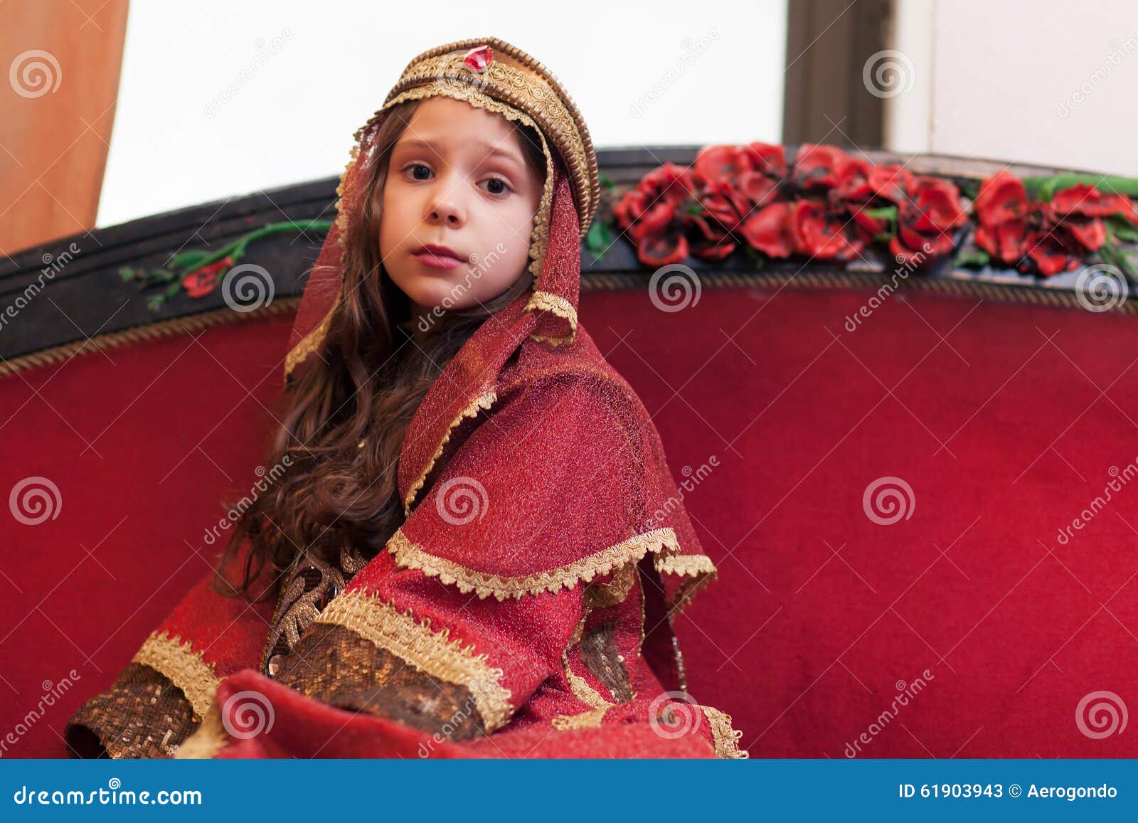 Medieval princess acting stock image. Image of long, brunette - 61903943