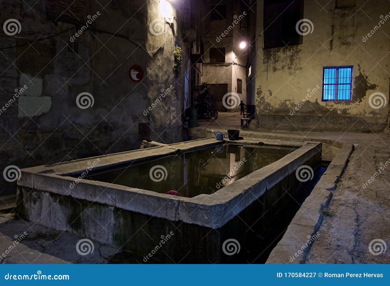 Medieval public laundry stock image. Image of background - 170584227