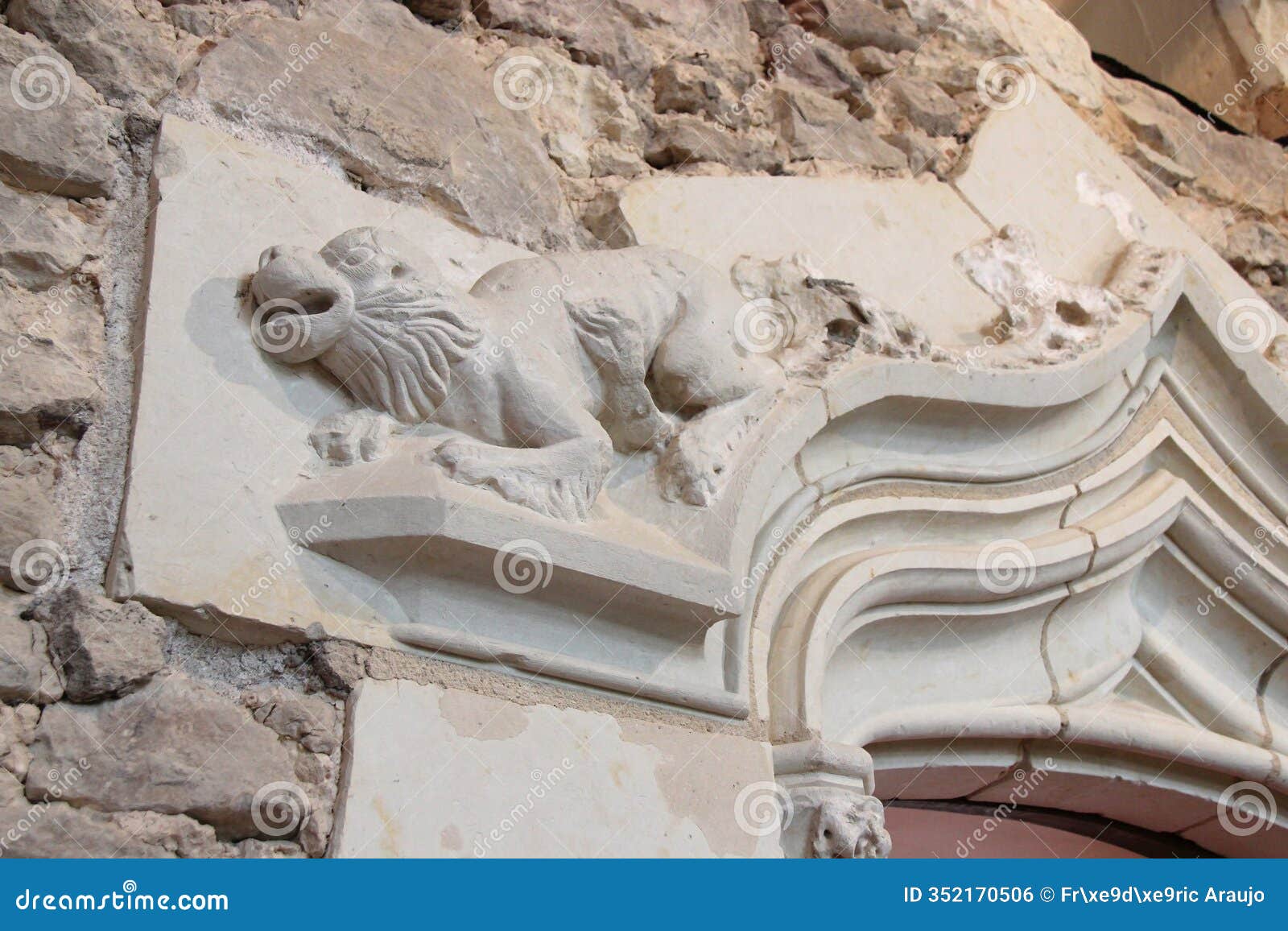 Medieval and Renaissance Castle in Baugé - France Stock Photo - Image ...