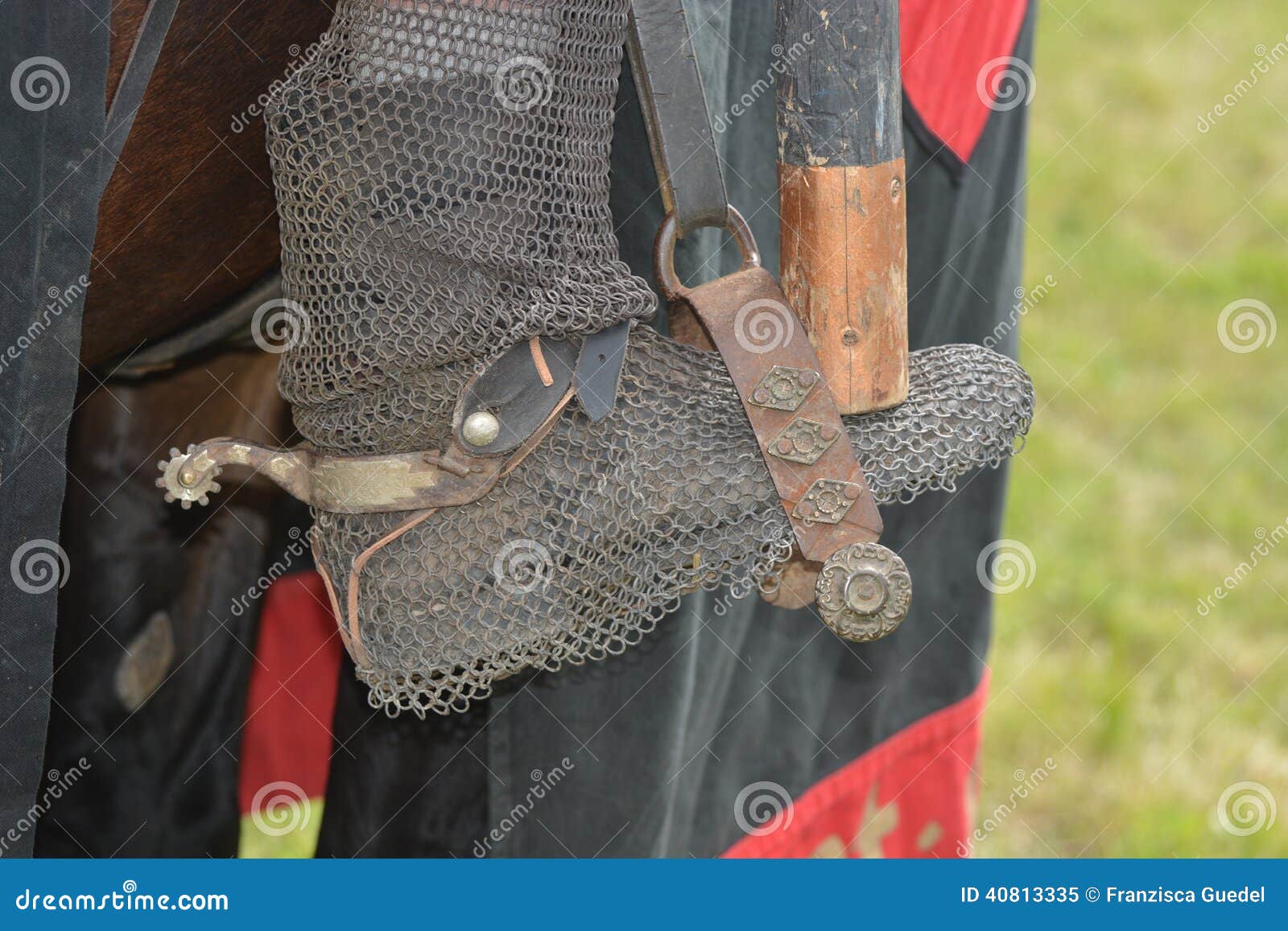 Medieval Riding Boot in Stirrup Stock Image - Image of heel, armour ...