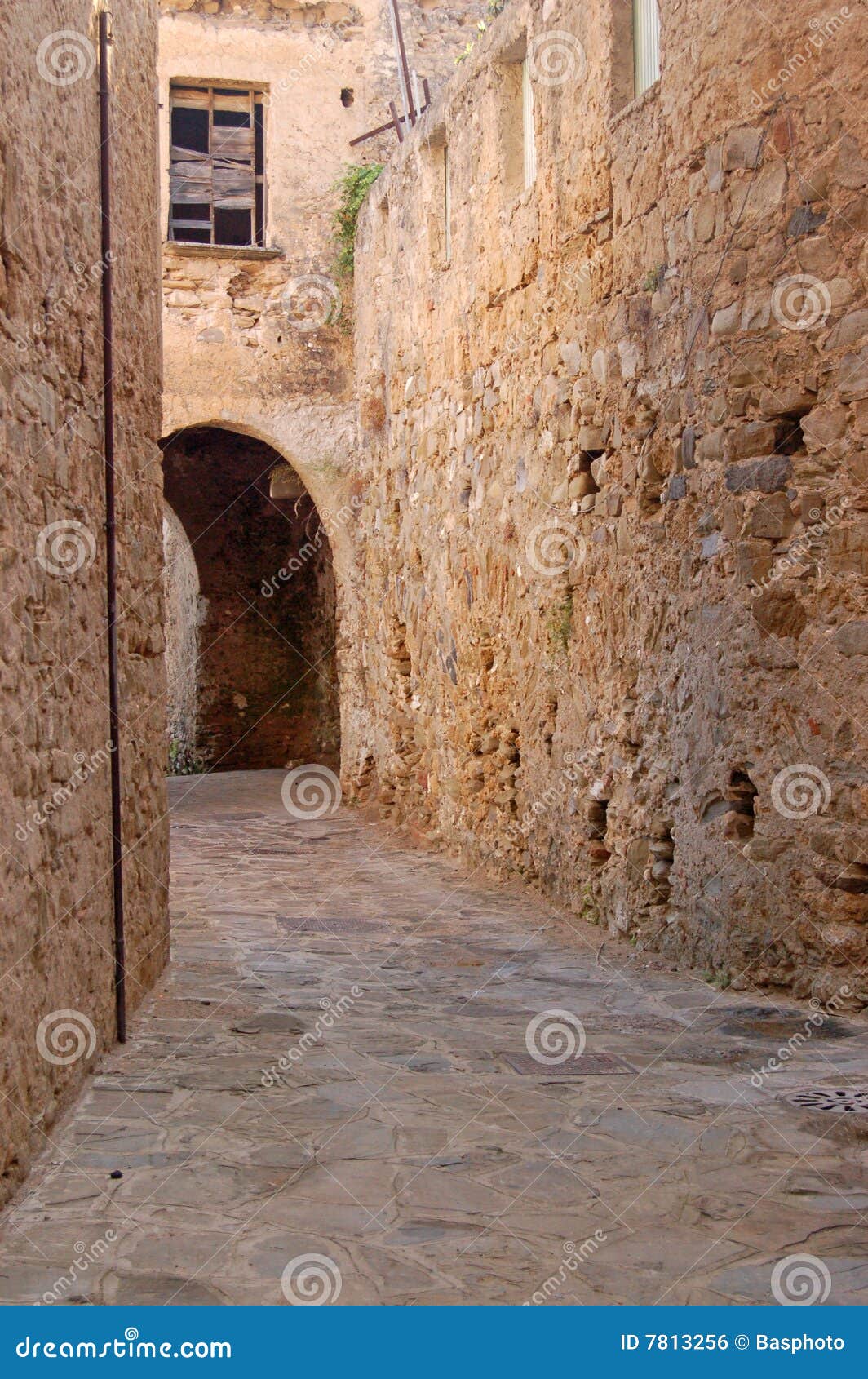 Medieval road, Italy stock photo. Image of castellabate - 7813256