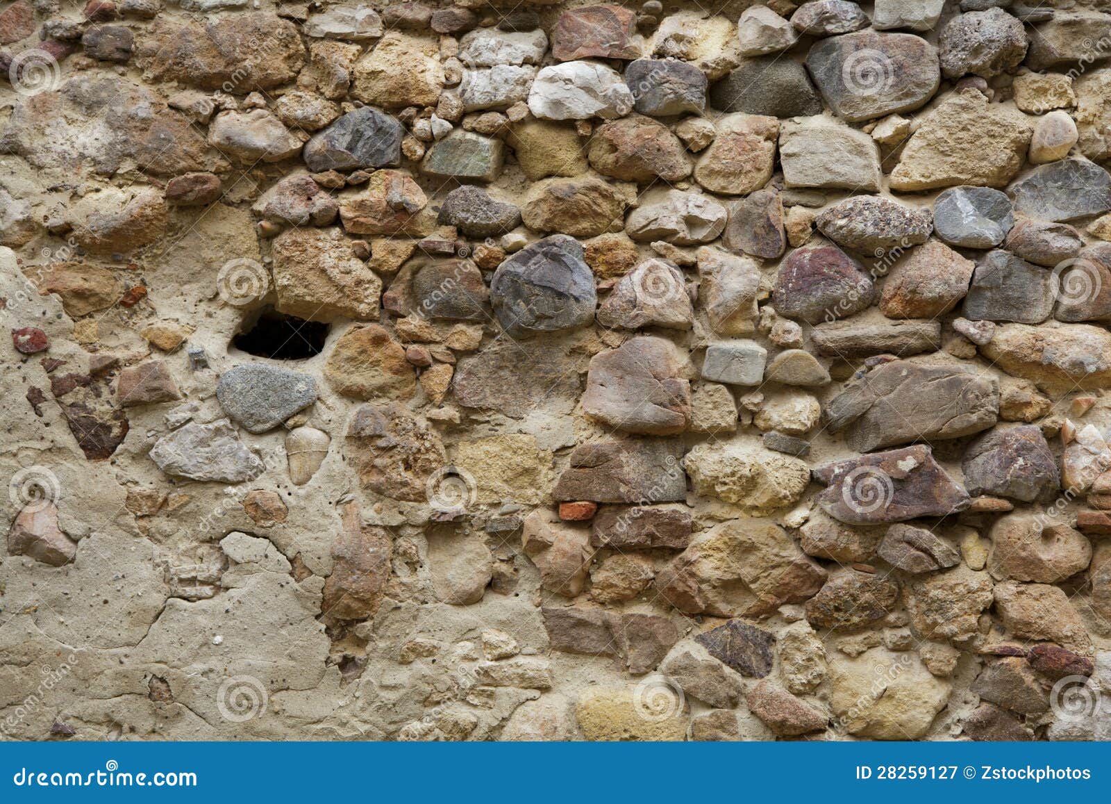 Medieval rock wall stock image. Image of brick, masonry - 28259127