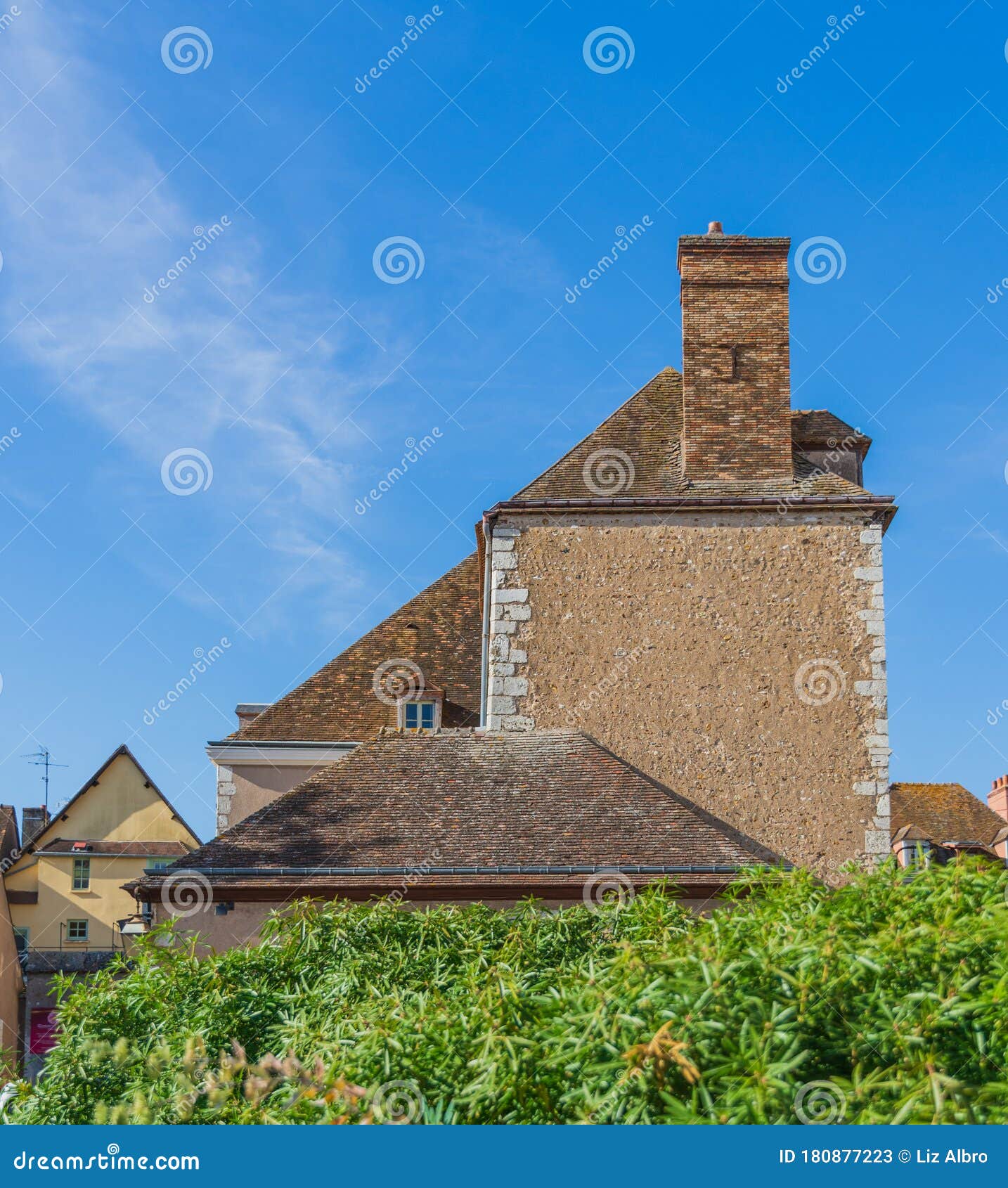 Medieval Rooftops in Chartres Stock Image - Image of roofs, cathedral ...