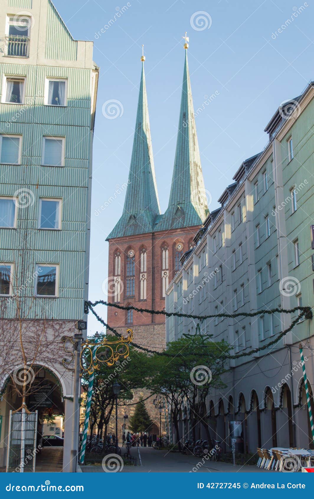Medieval Saint Nicholas Church in Berlin Editorial Image - Image of ...