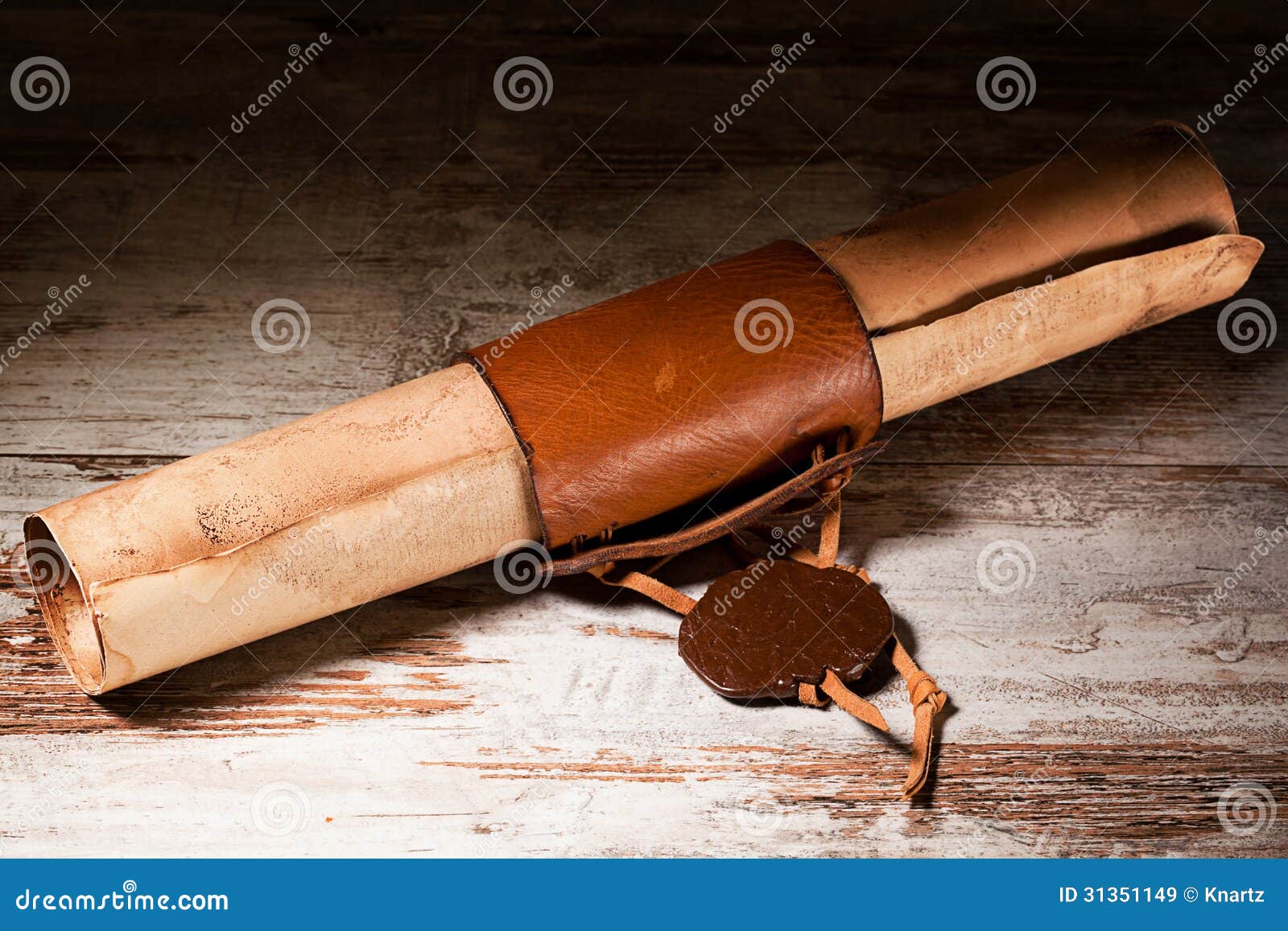 Medieval Scroll Of Parchment. Stock Photography | CartoonDealer.com ...