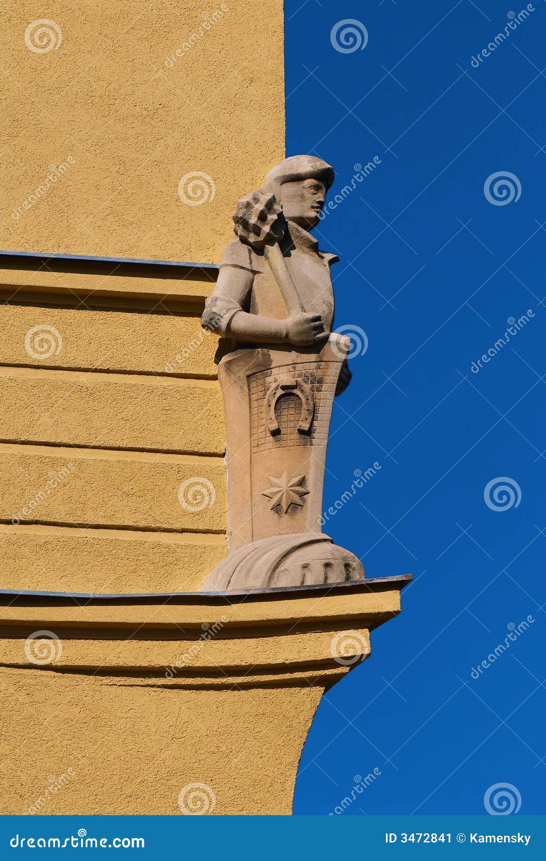 Medieval Sculpture On Building Royalty-Free Stock Photography ...