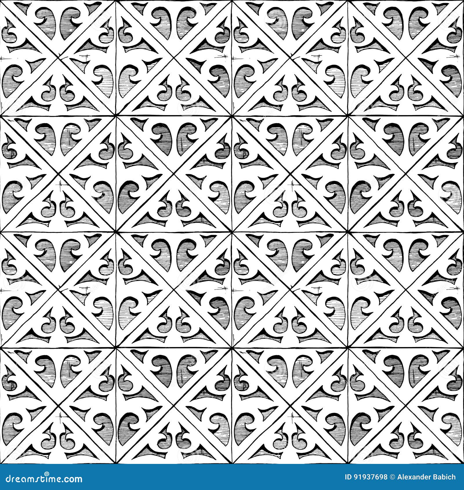 Medieval Seamless Pattern With Green Shields And Silver Swords On The ...