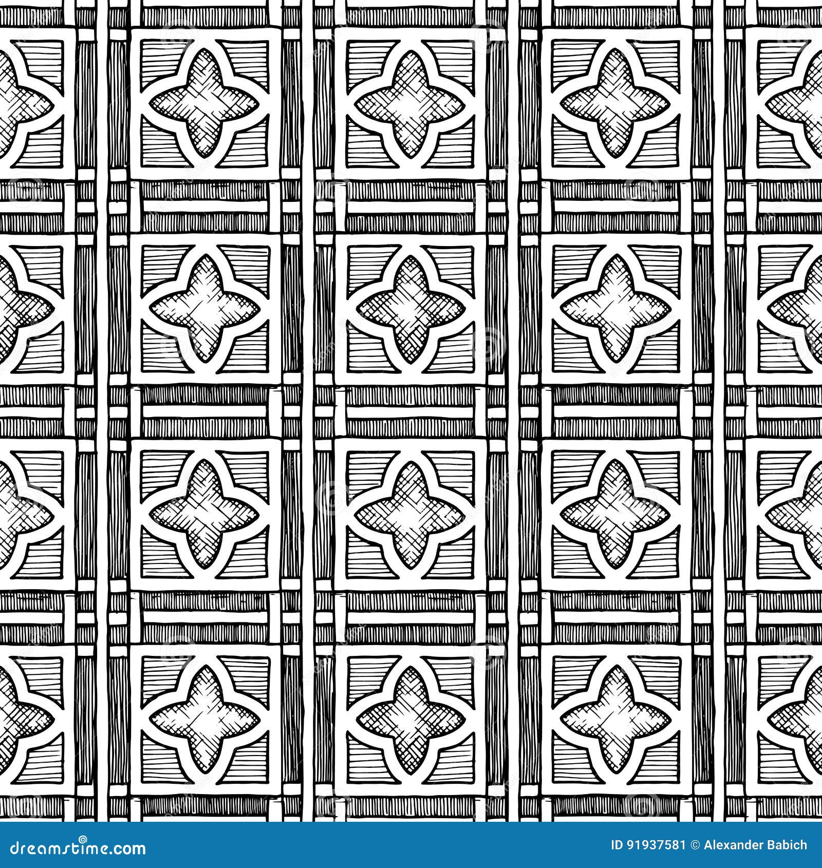 Medieval Seamless Pattern With Green Shields And Silver Swords On The ...