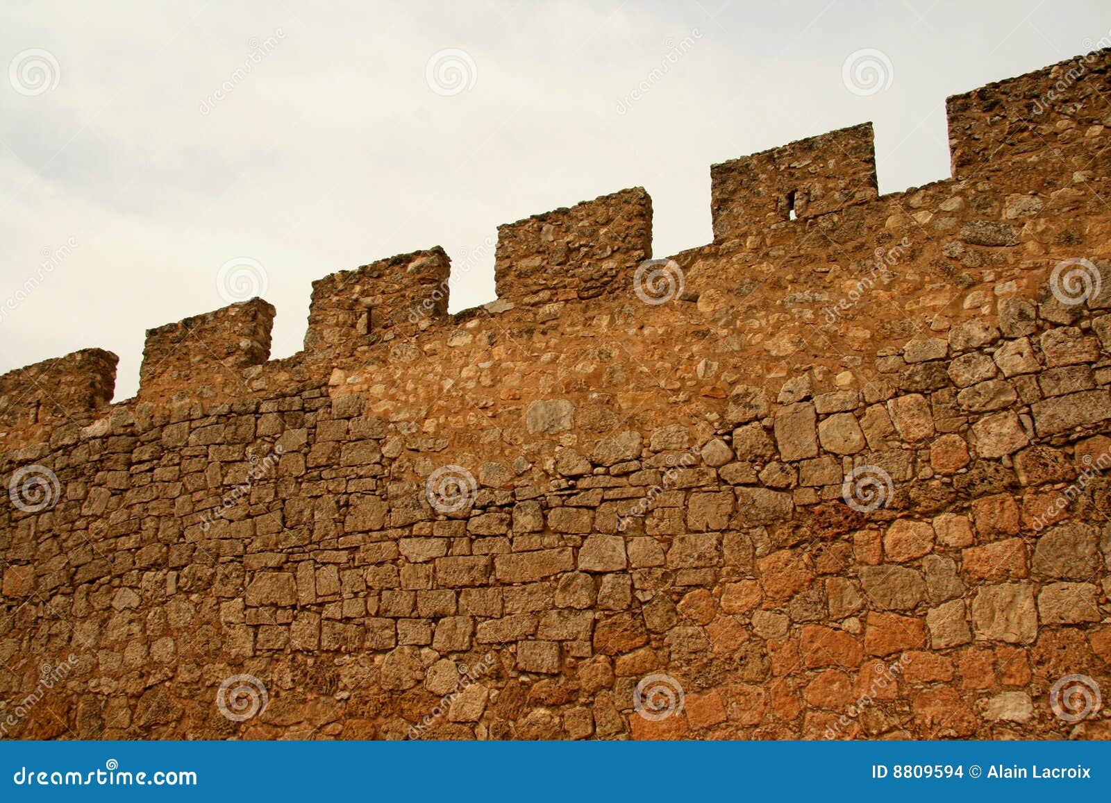 Medieval security wall stock photo. Image of europe, ages - 8809594