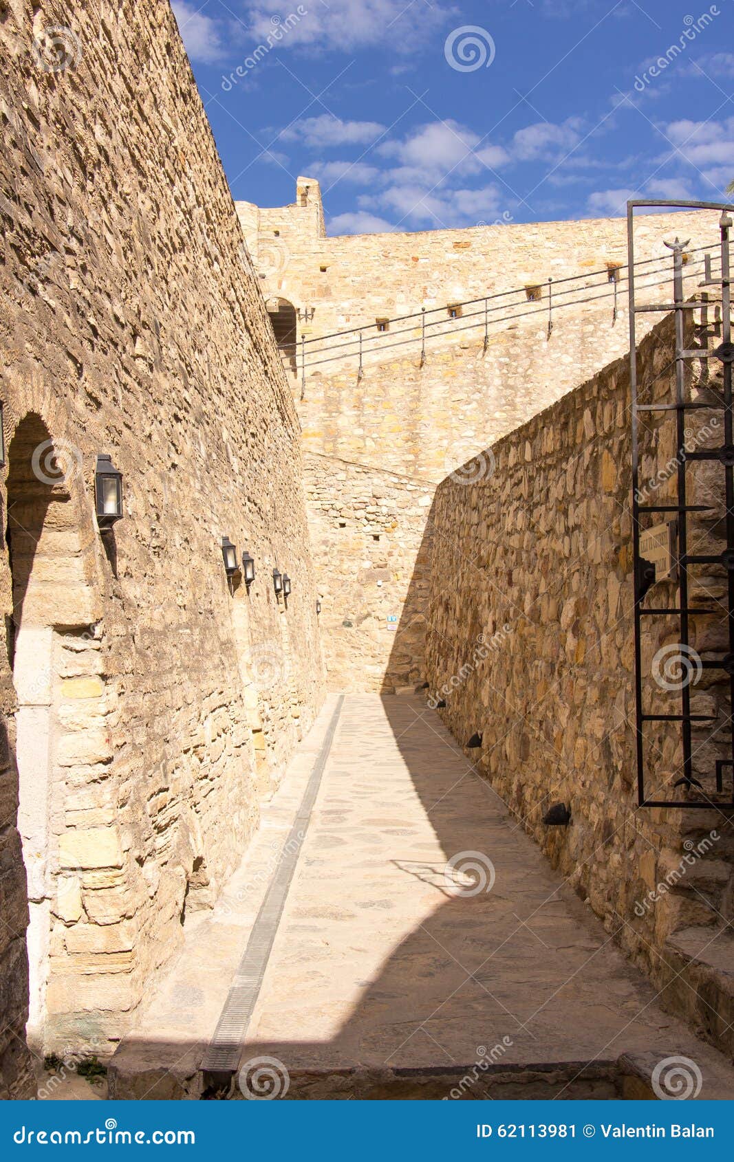 Medieval security wall stock image. Image of ancient - 62113981
