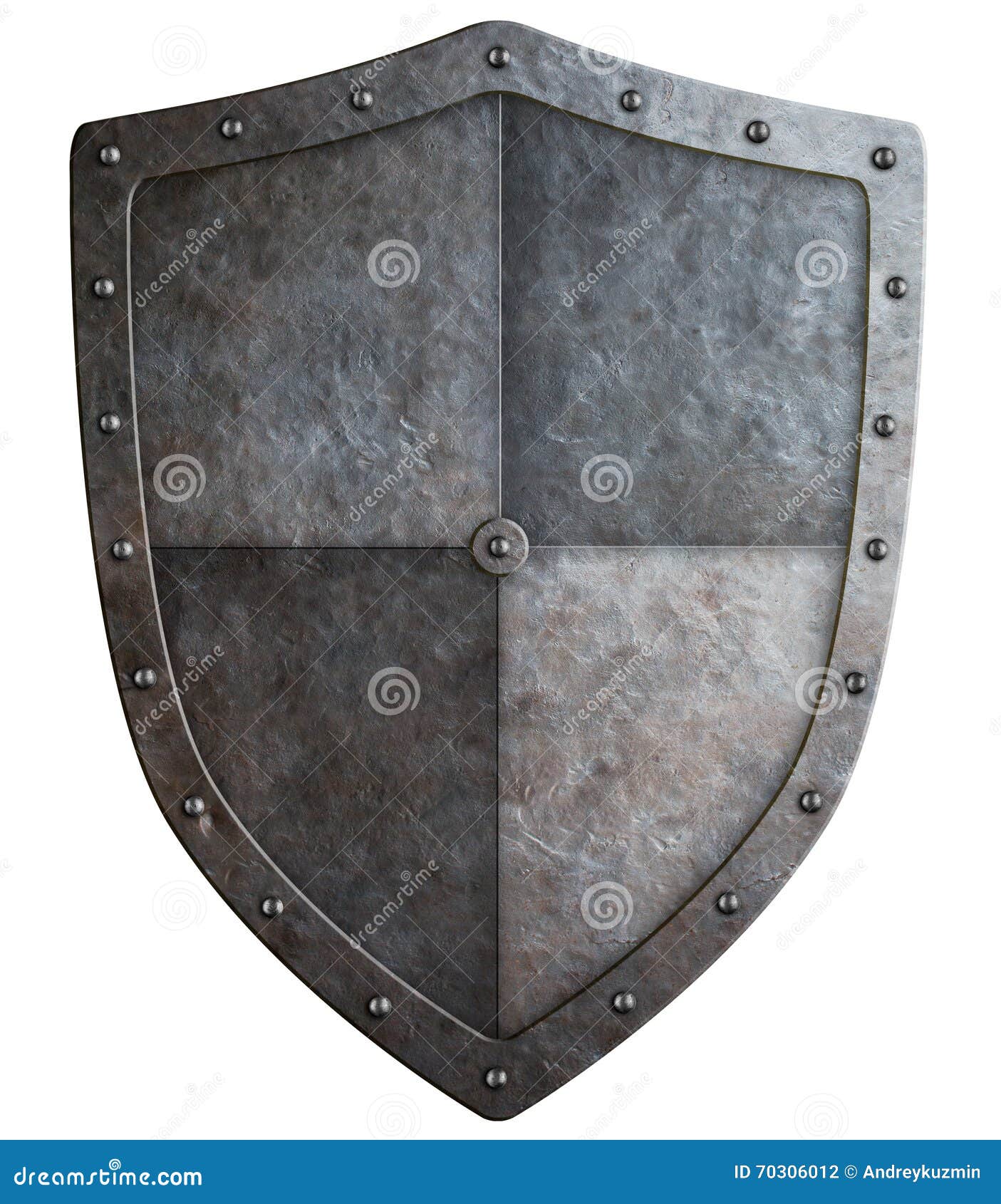Medieval Shield On The Forearm As Protection Against Sword Stock Photo ...