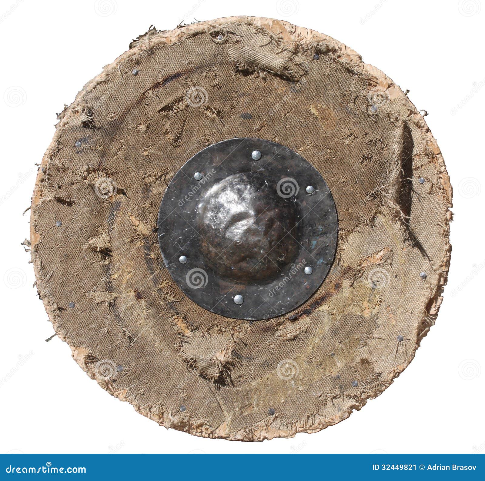 Medieval shield stock image. Image of used, weapon, hand - 32449821