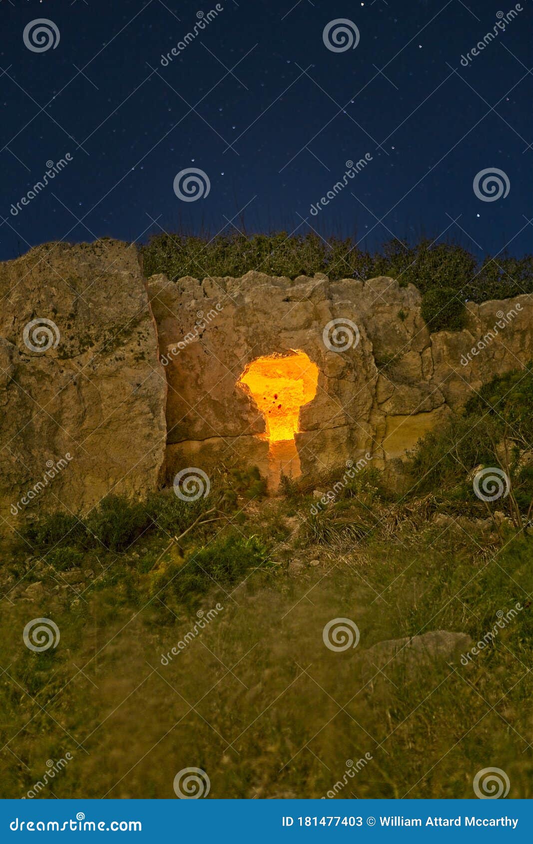 Medieval Shrine or Beacon in Malta Stock Image - Image of mediterranean ...