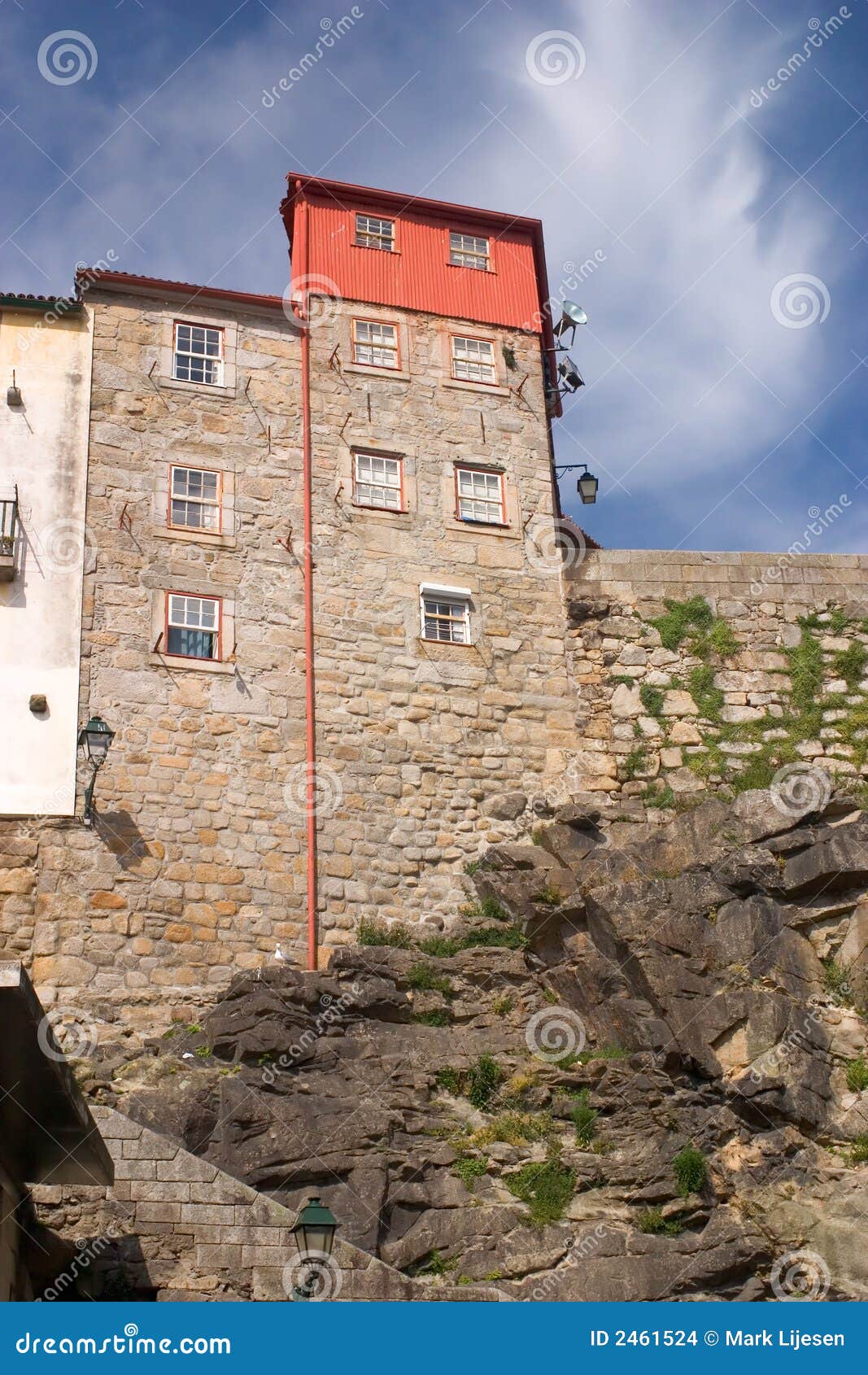 Medieval skyscraper stock photo. Image of portugal, highrise - 2461524