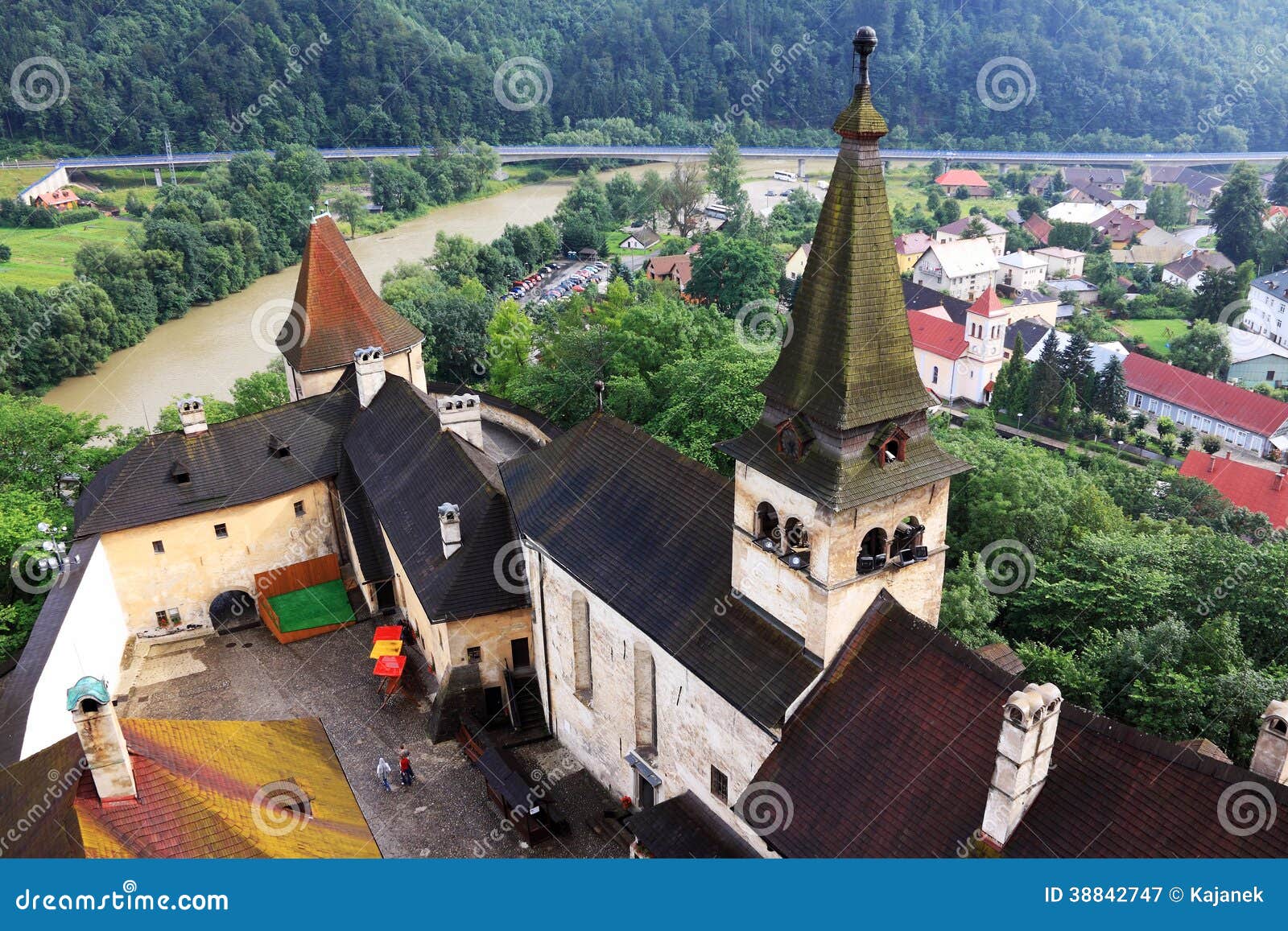 Medieval Slovakia Orava Castle Stock Image - Image of orava, monument ...