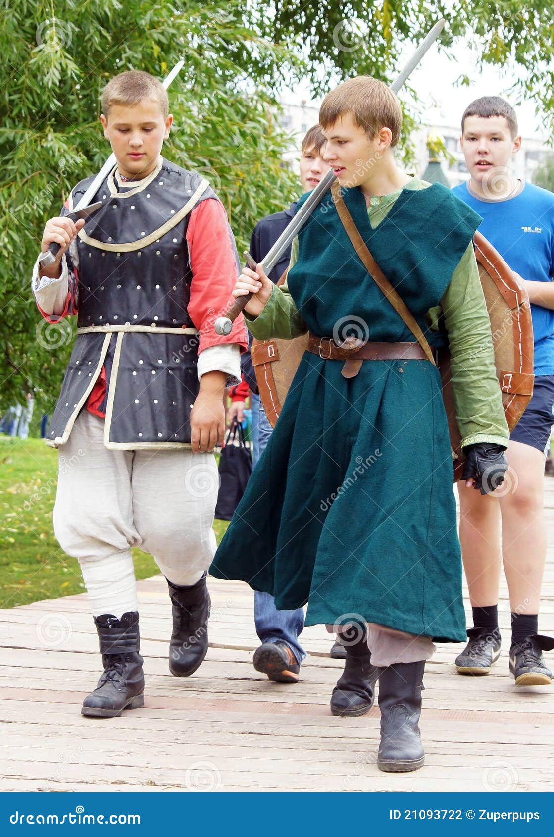 Medieval soldiers editorial photography. Image of antique - 21093722