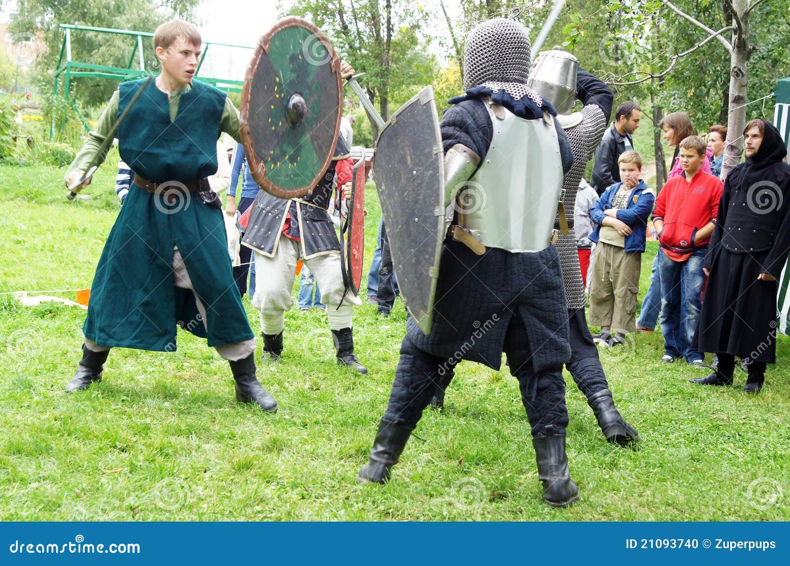 Medieval soldiers editorial image. Image of field, middle - 21093740