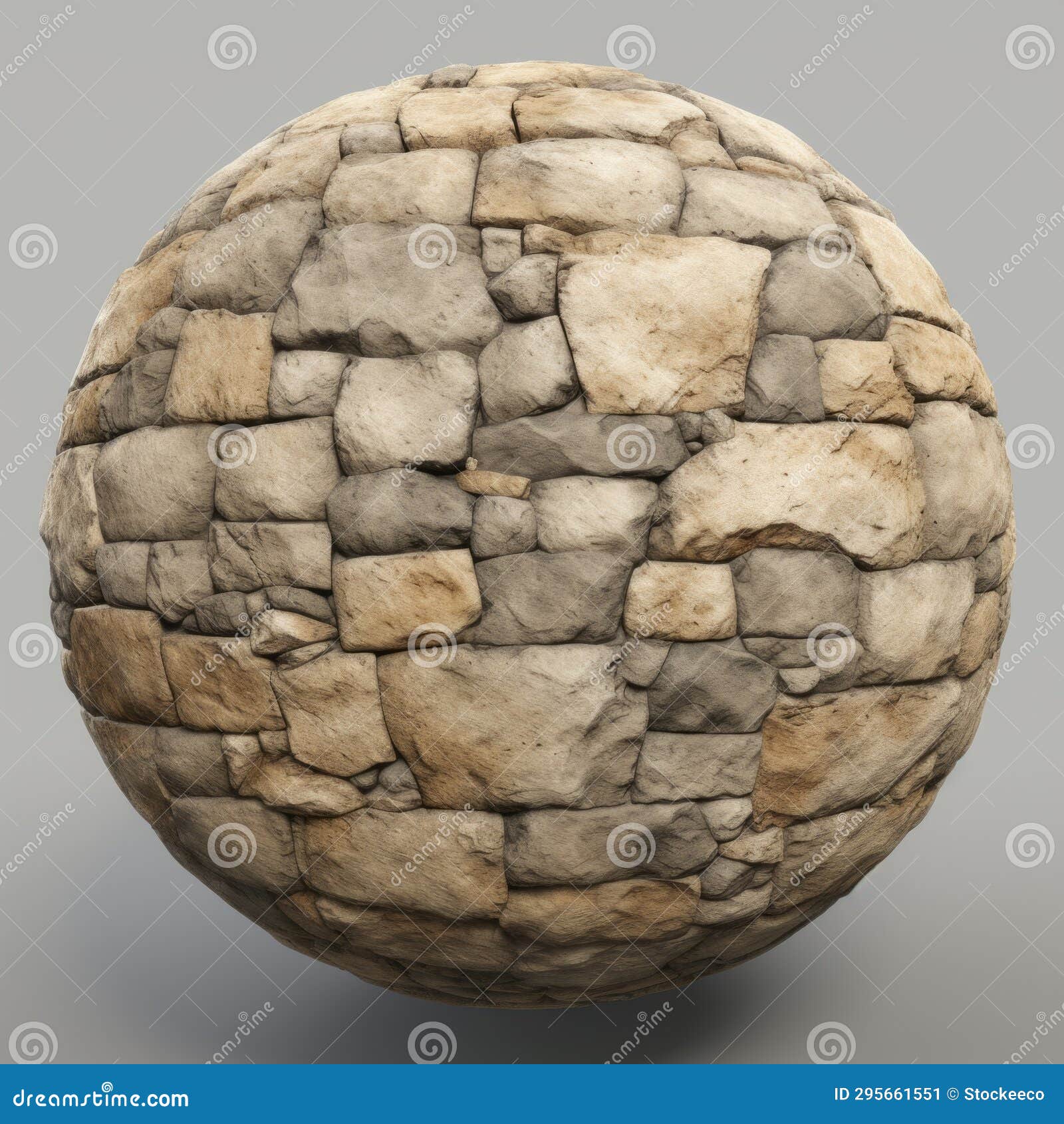 Medieval Stacked Stone Texture: Detailed, Realistic 3d Model Stock ...