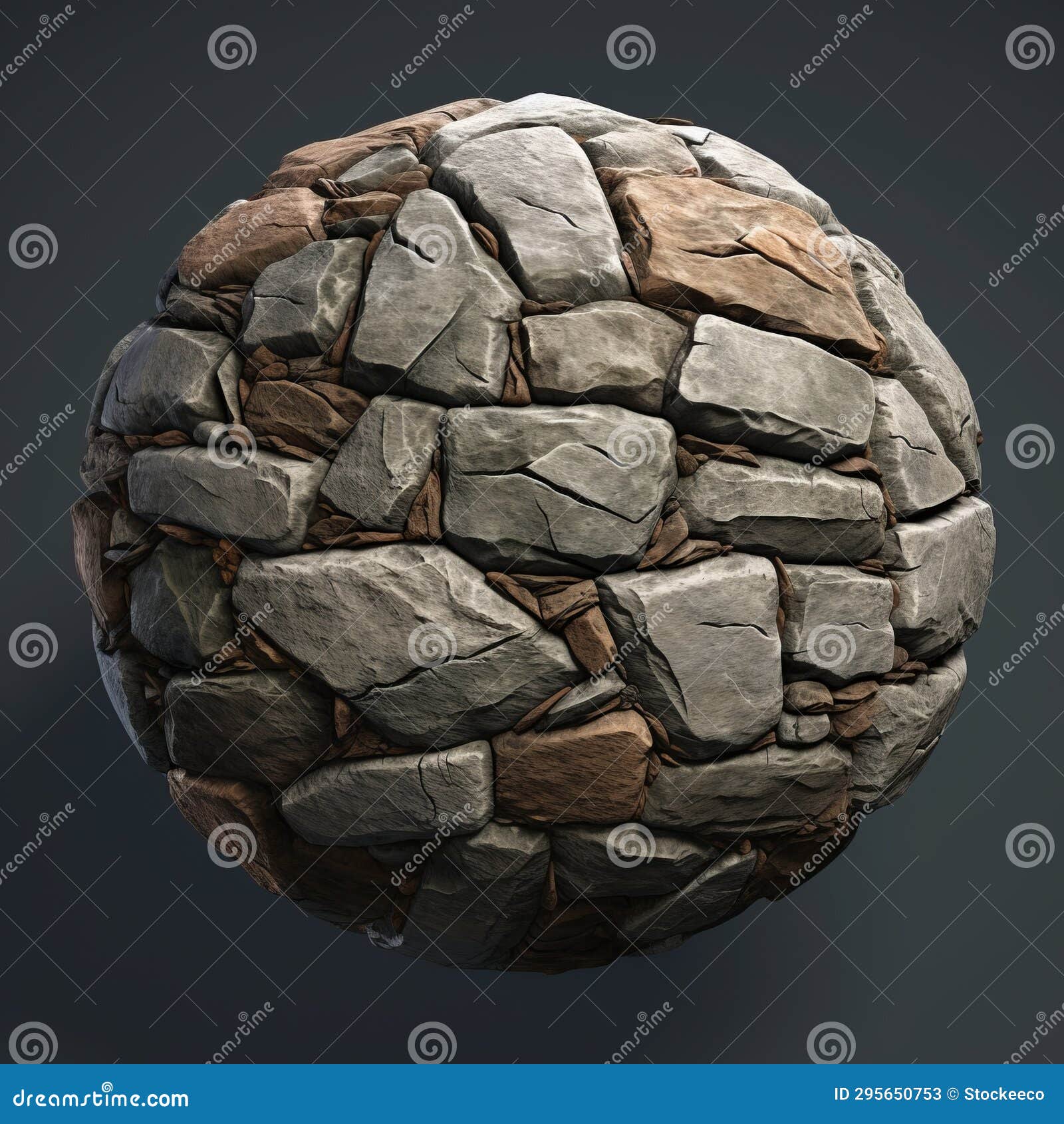 Medieval Stacked Stone Texture Model for Games Stock Illustration - Illustration of games ...