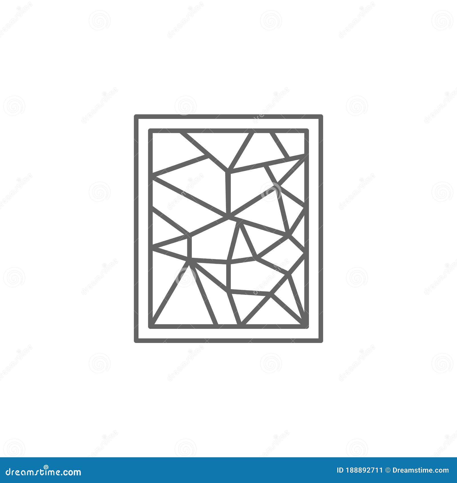 Medieval, Stained Glass Icon. Element of Medieval Period Icon Stock ...