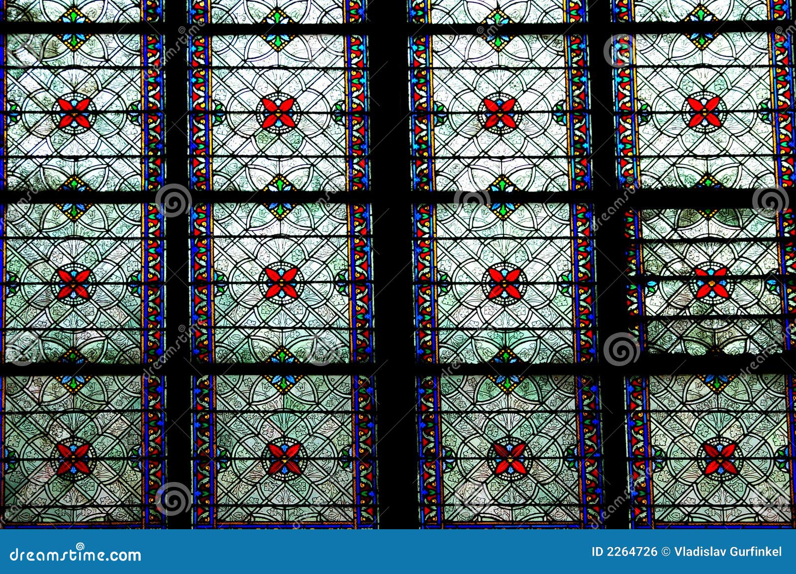 Medieval Stained Glass Window Picture. Image: 2264726