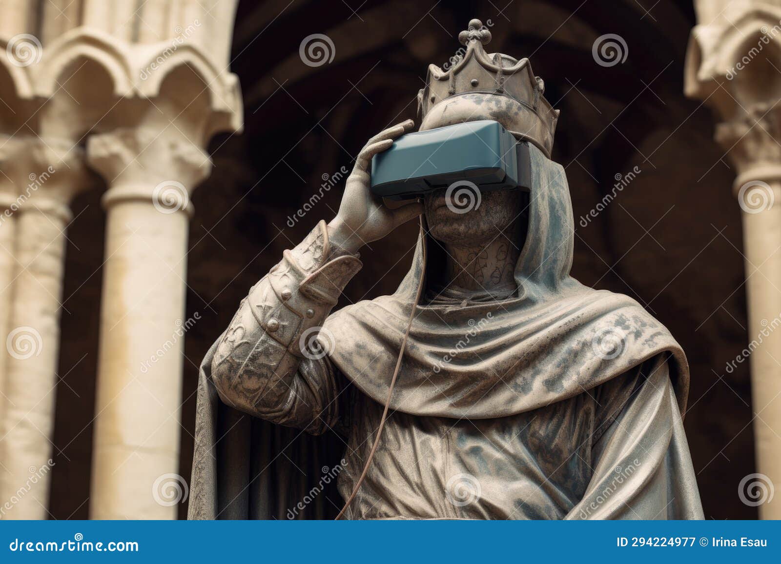 Medieval Statue Of Virgin Mary Royalty-Free Stock Photography ...
