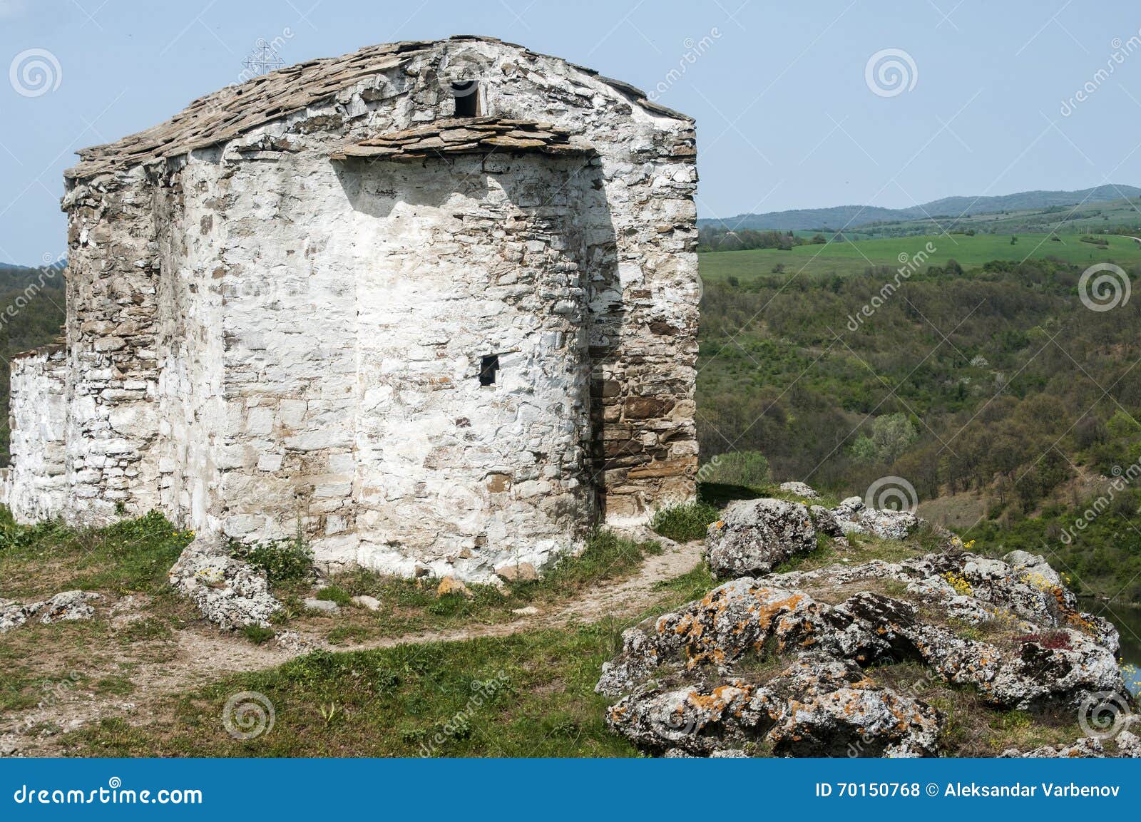 Medieval Stone Chapel Exterior Stock Photo - Image of religion ...