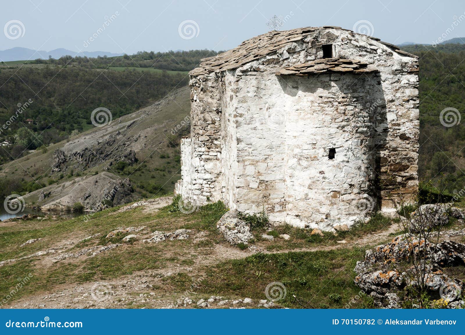 Medieval Stone Chapel Exterior Stock Photo - Image of temple ...