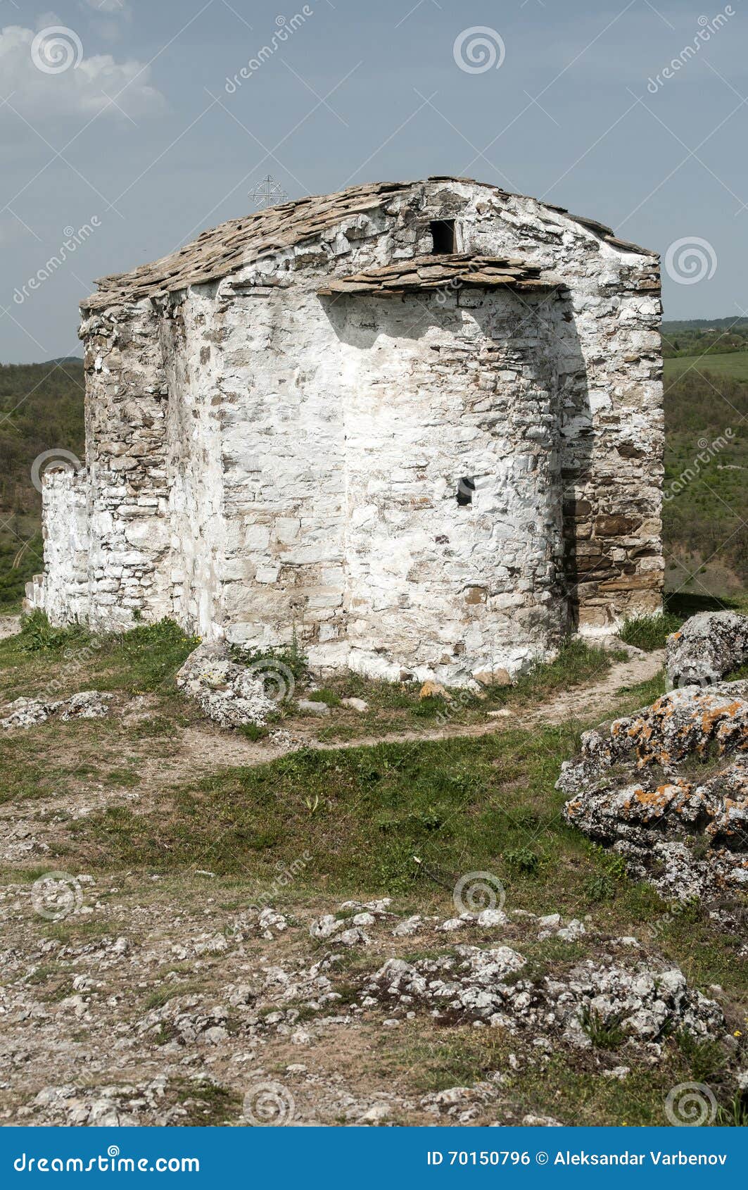 Medieval Stone Chapel Exterior Stock Photo - Image of europe, temple ...