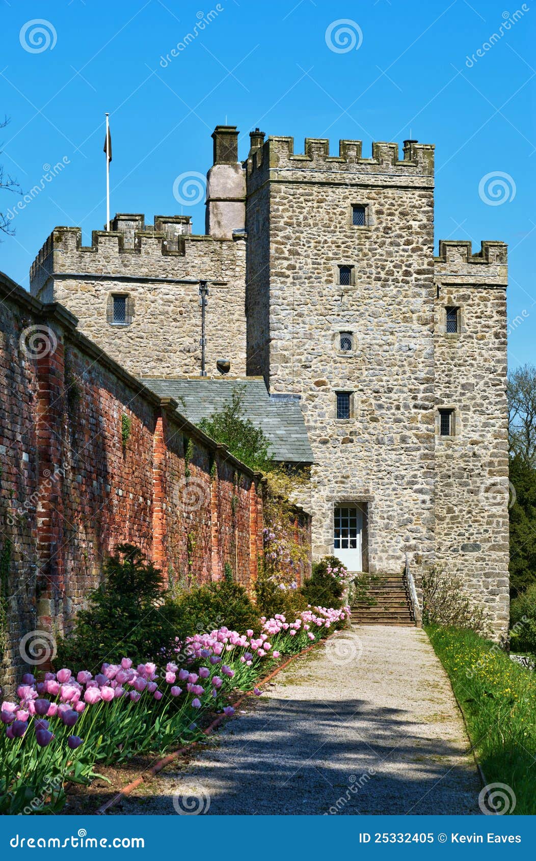 Medieval Stone Keep At Sizbergh Castle Royalty Free Stock Photo - Image ...