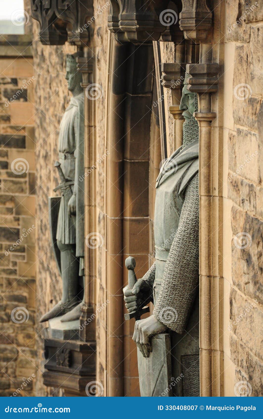 Classic Red Brick Building With Greek White Column Entrance Stock ...